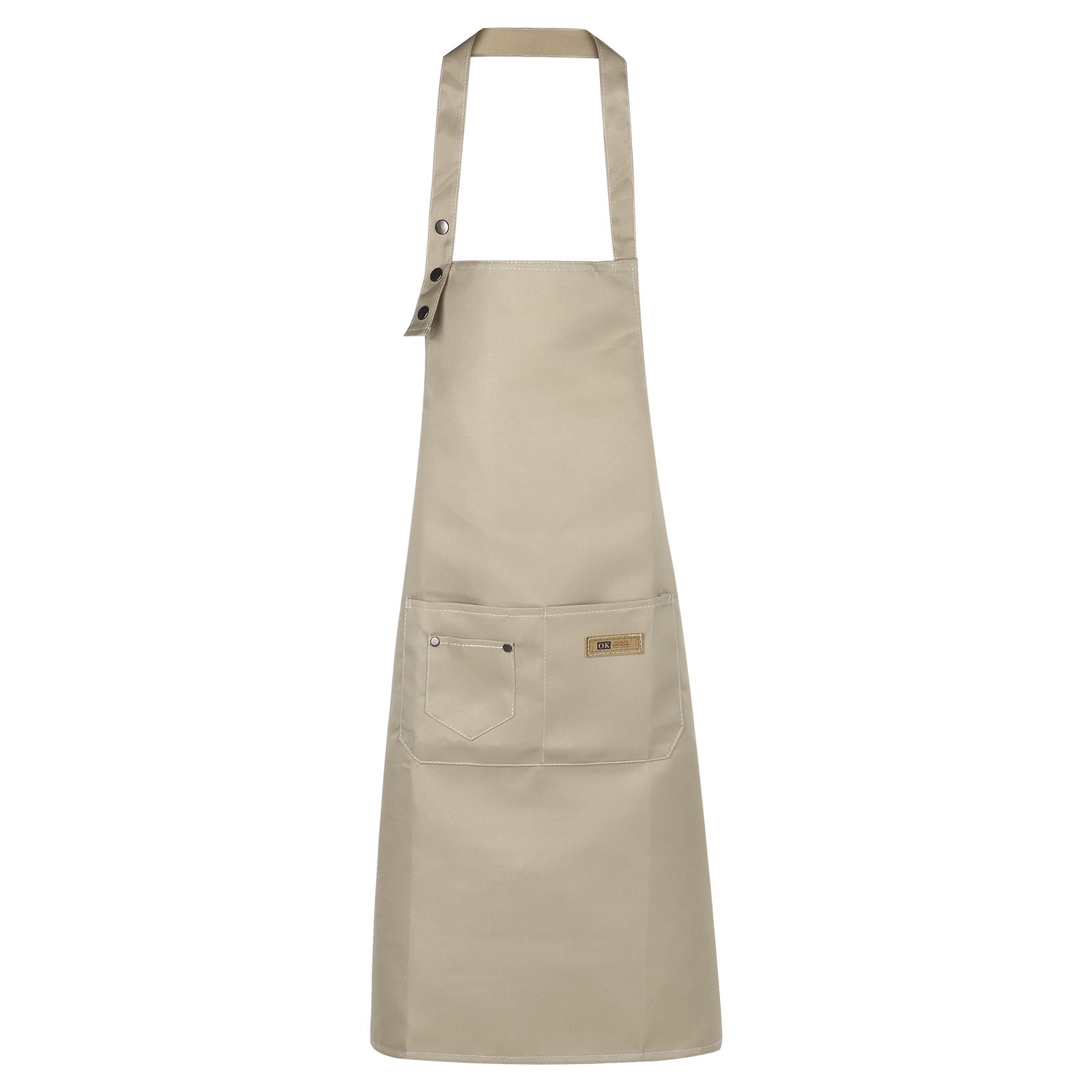 Uxcell Adjustable Kitchen Cooking Aprons 80x70cm Cotton Art Apron with ...