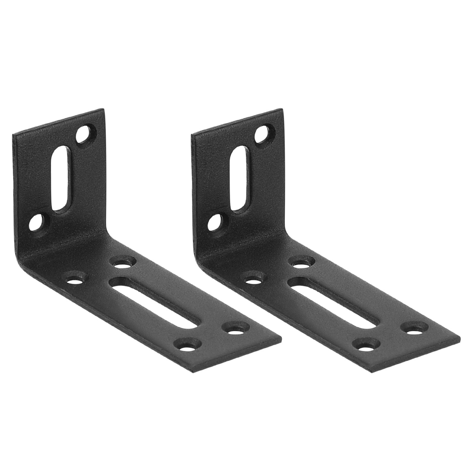 Uxcell Adjustable L Corner Braces, 4Pcs 80 x 40 x 30mm Stainless Steel ...