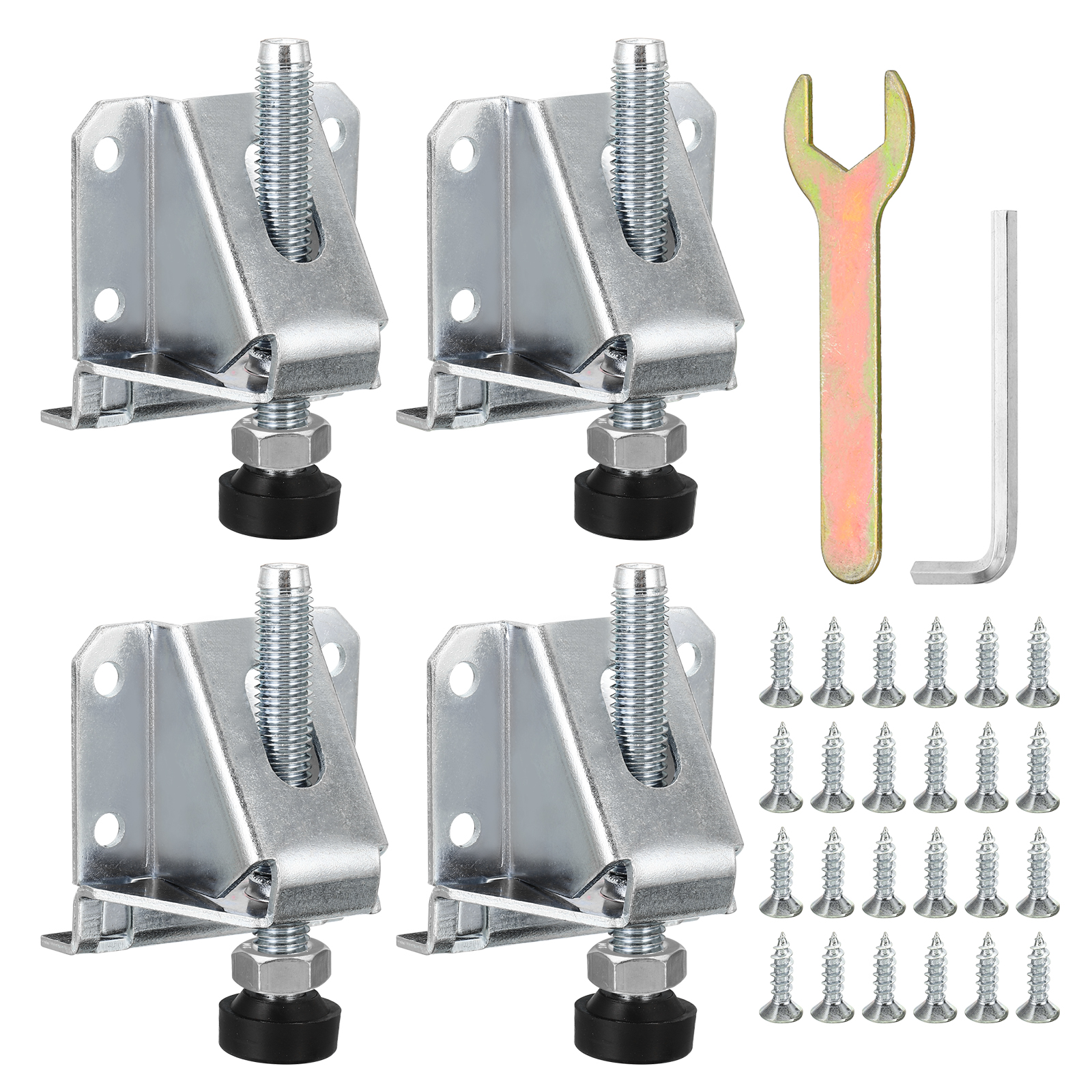 Uxcell Adjustable Leveling Feet Furniture Feet Leg Levelers for ...