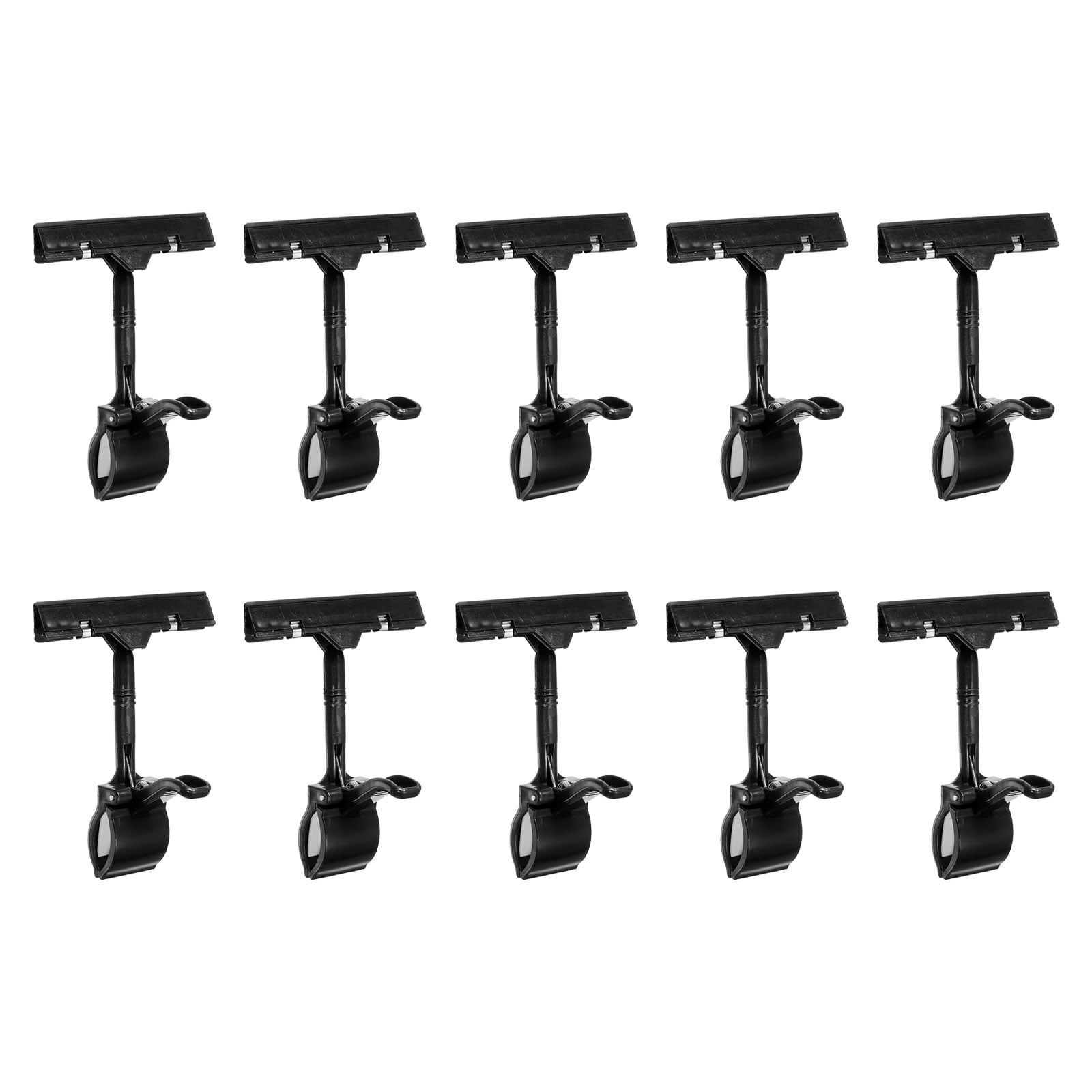 Uxcell Adjustable Plastic Sign Clip Merchandise Rotatable Clip Price ...