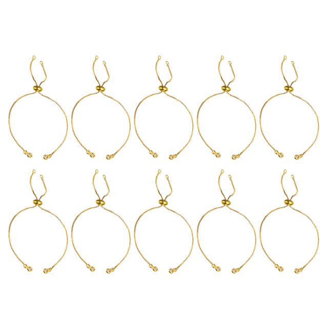 Uxcell Adjustable Slider Bracelets, 10Pack Box Extender Connecting ...