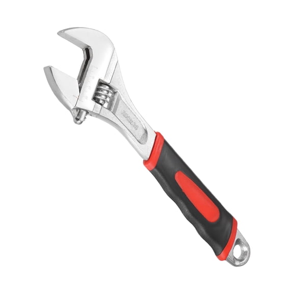 Uxcell Adjustable Wrench 12" High Carbon Steel Industrial Wide Jaw ...