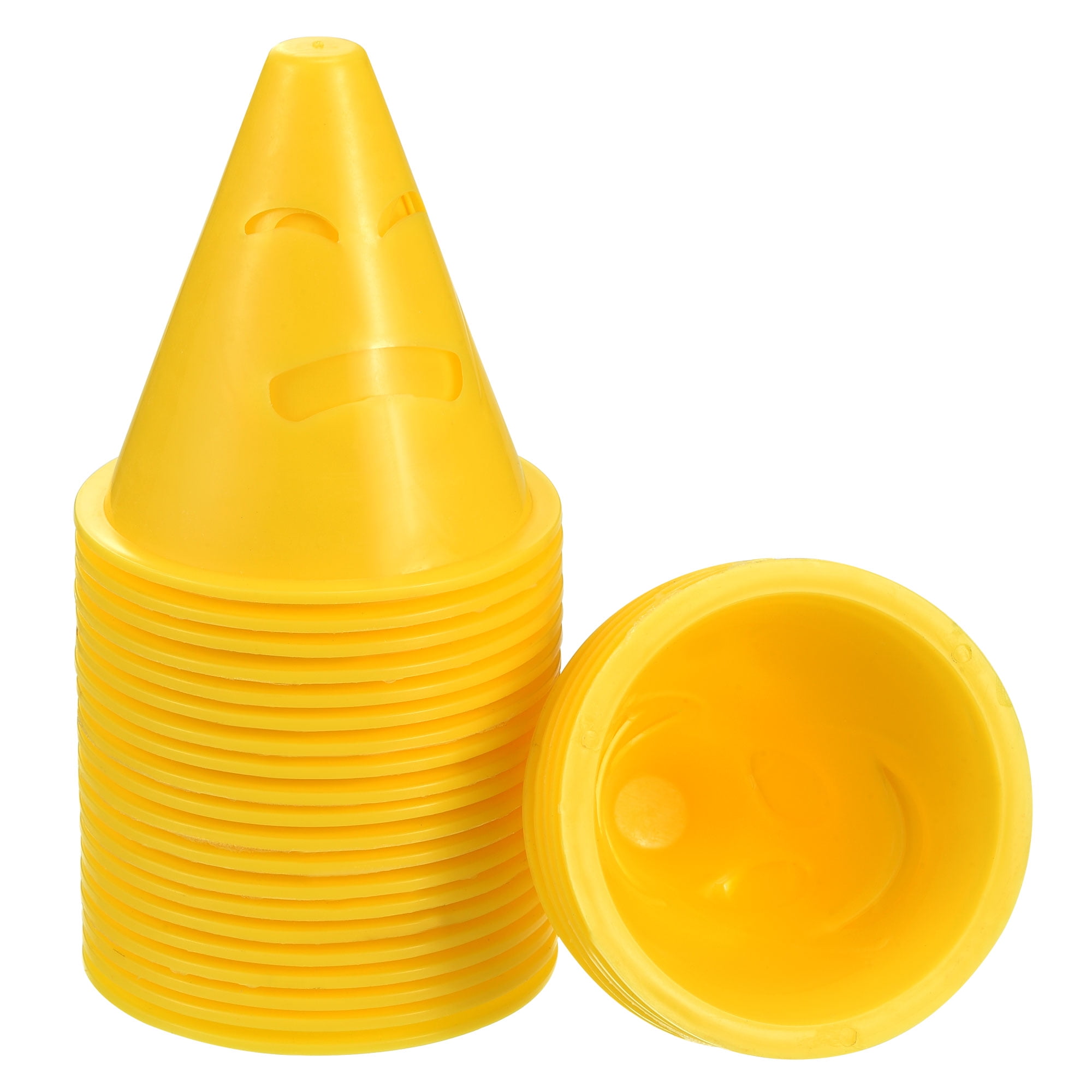 Uxcell Agility Cones Sports Cones Training Marker with Expression Holes ...