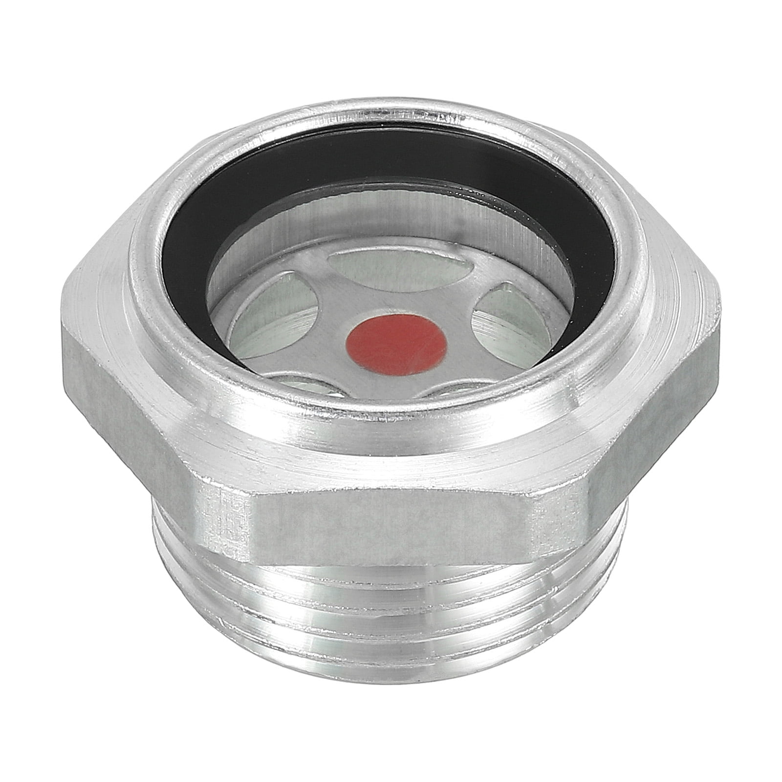 Uxcell Air Compressor Oil Sight Glass, 3/4" NPT Male Thread Aluminum ...