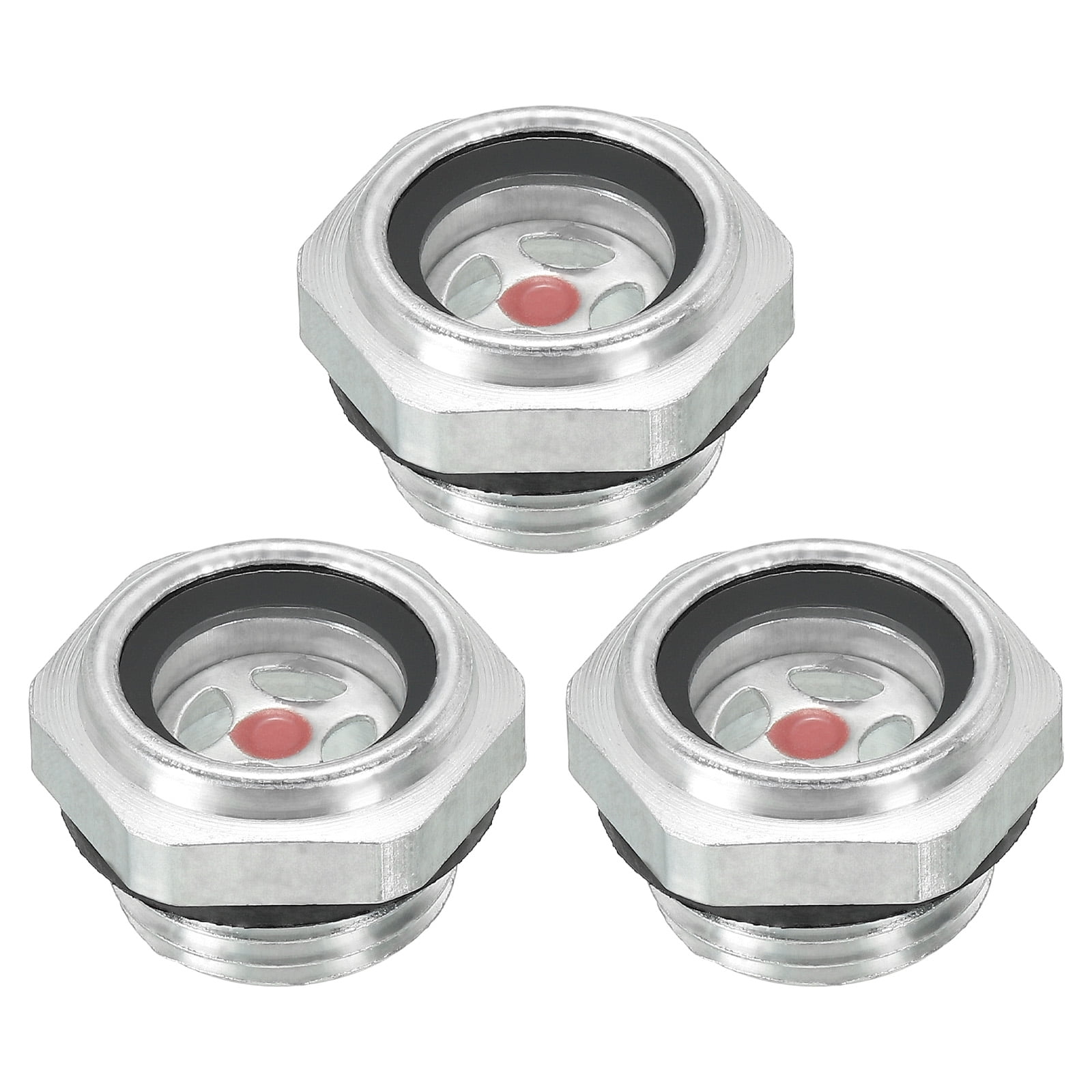 Uxcell Air Compressor Oil Sight Glass, G 1/2" Male Thread Aluminum ...