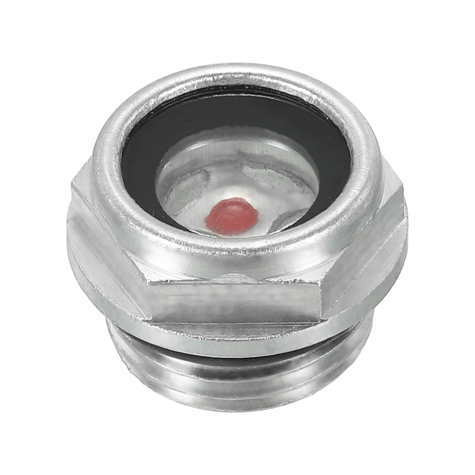 Uxcell Air Compressor Oil Sight Glass, M18x1.5 Male Thread Aluminum ...