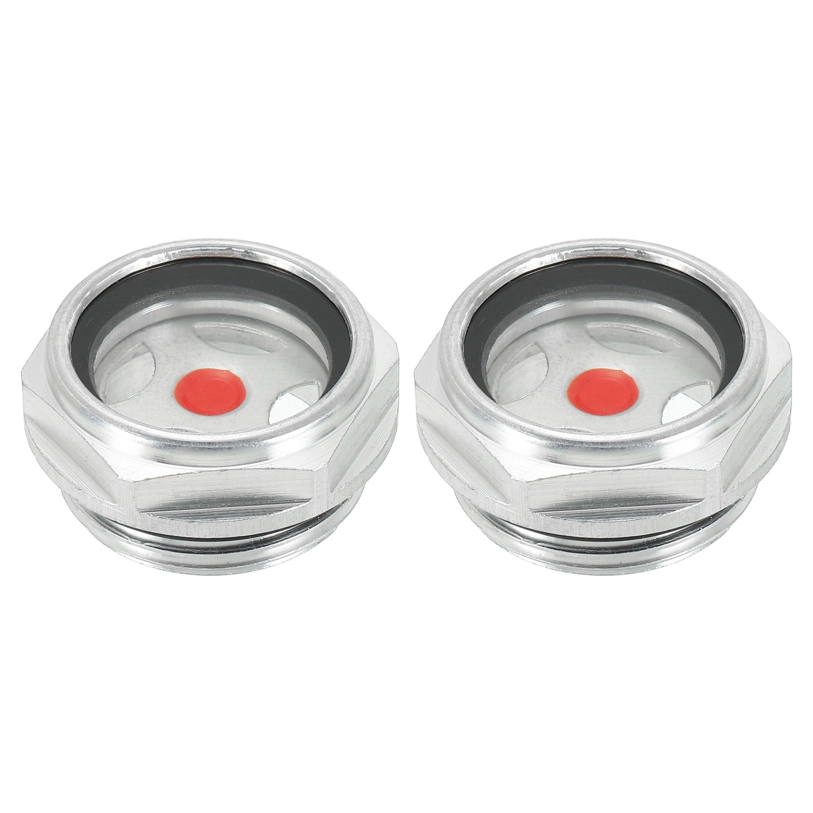 Uxcell Air Compressor Oil Sight Glass, M33x2 Male Thread Aluminum Alloy ...
