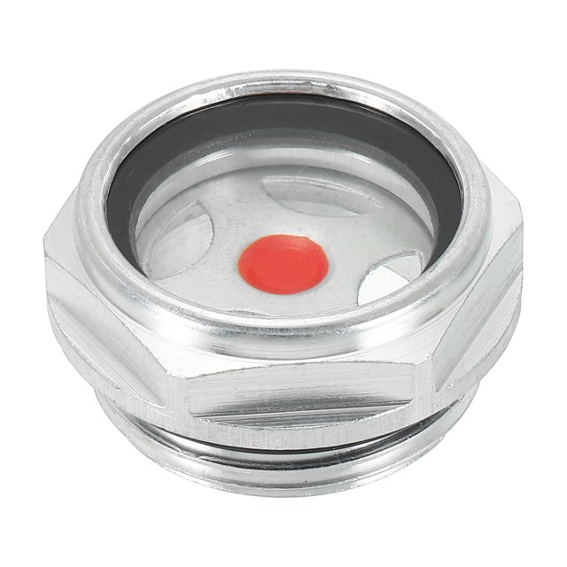 Uxcell Air Compressor Oil Sight Glass, M33x2 Male Thread Aluminum Alloy ...