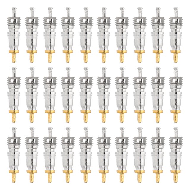 Uxcell Air Conditioning Valve Core with Seal, 50 Pack Service Valve ...