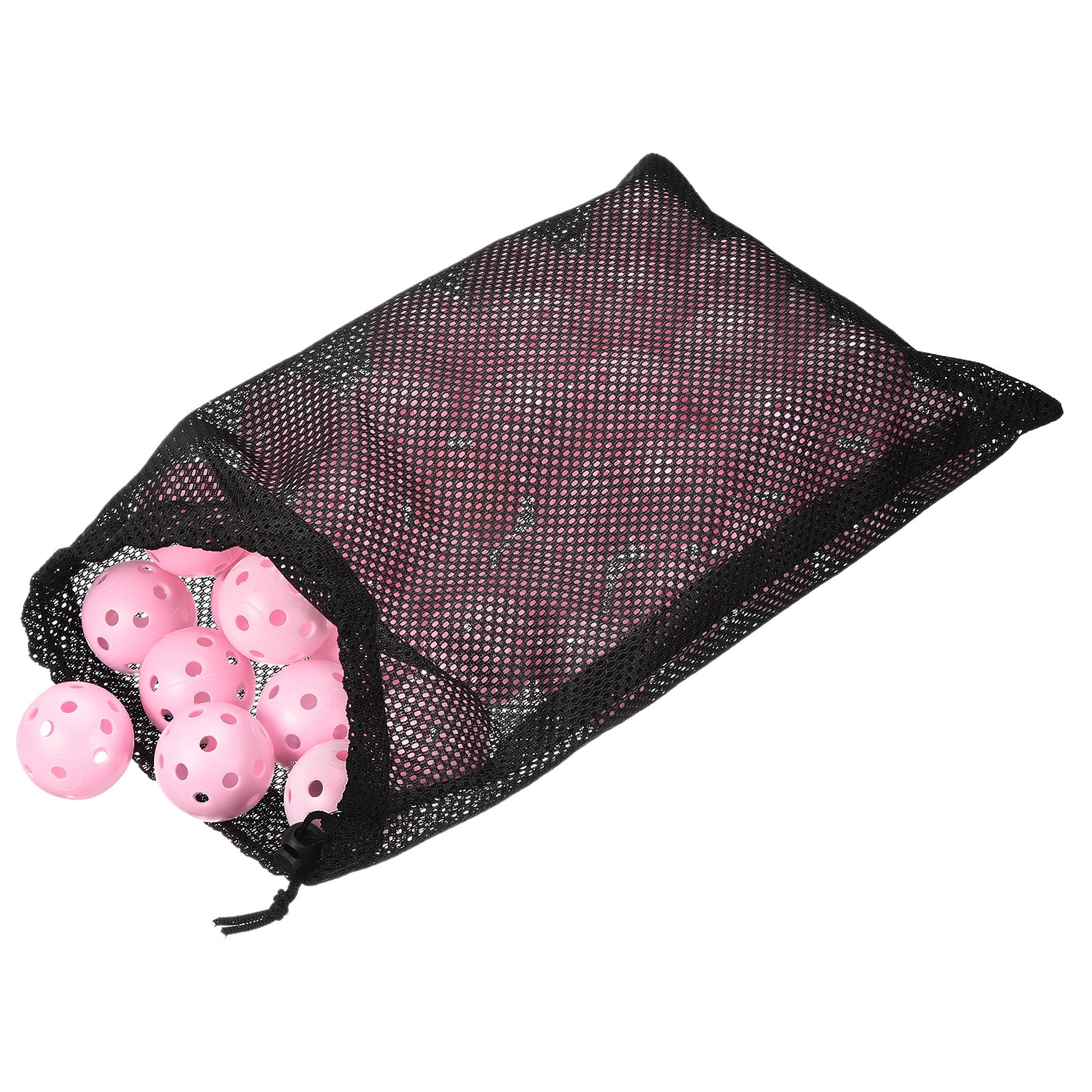 Uxcell Air Flow Hollow with Mesh Bag Swing Training Golf Practice Balls ...