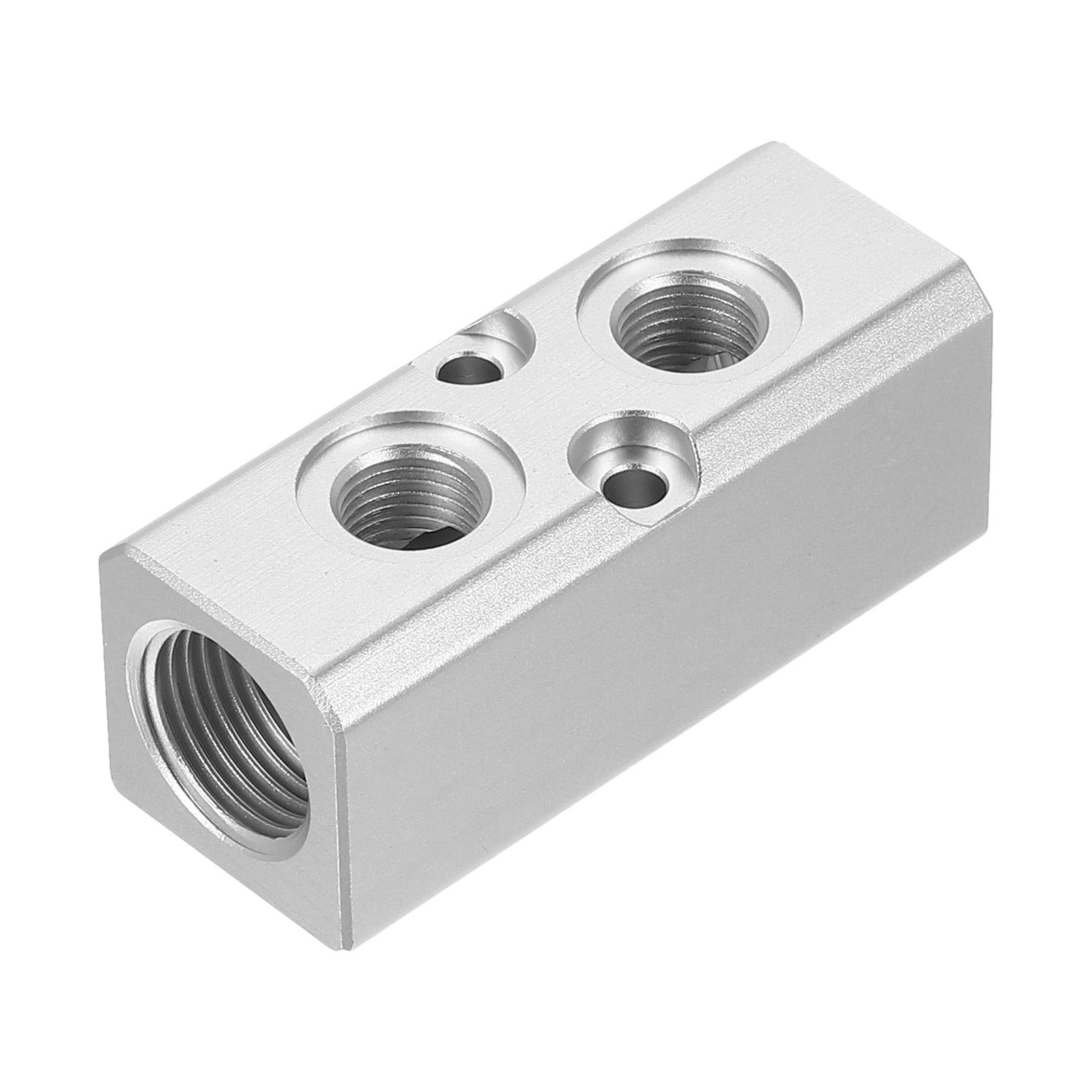 Uxcell Air Manifold, 2 Way 4 Port 1/4" Output Port 1/2" Supply Port Air ...