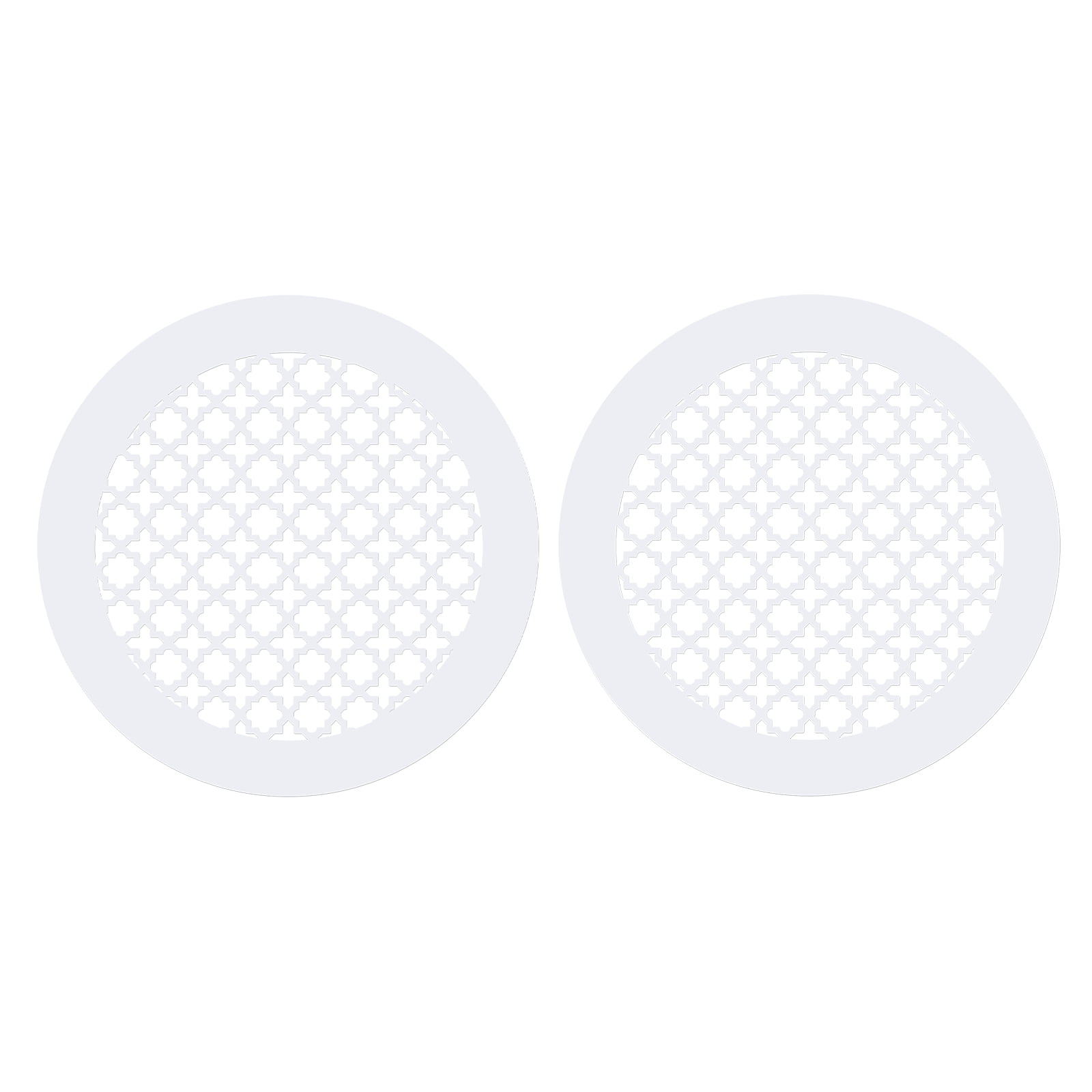 Uxcell Air Vent Cover Grille for 7.5" Duct Opening, 2Pcs Acrylic Glass ...