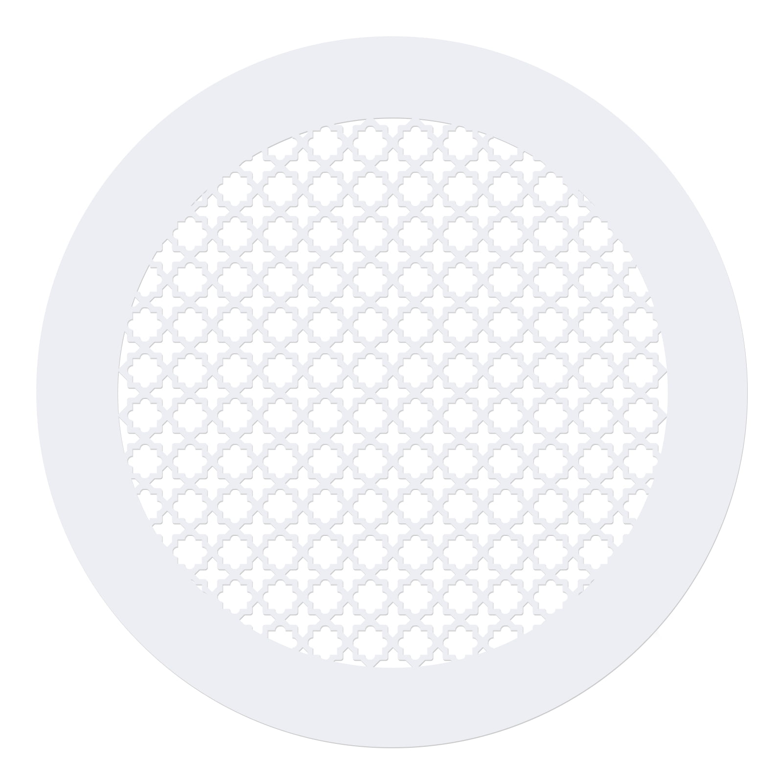 Uxcell Air Vent Cover Grille for 9.5" Duct Opening, Acrylic Glass Wall ...