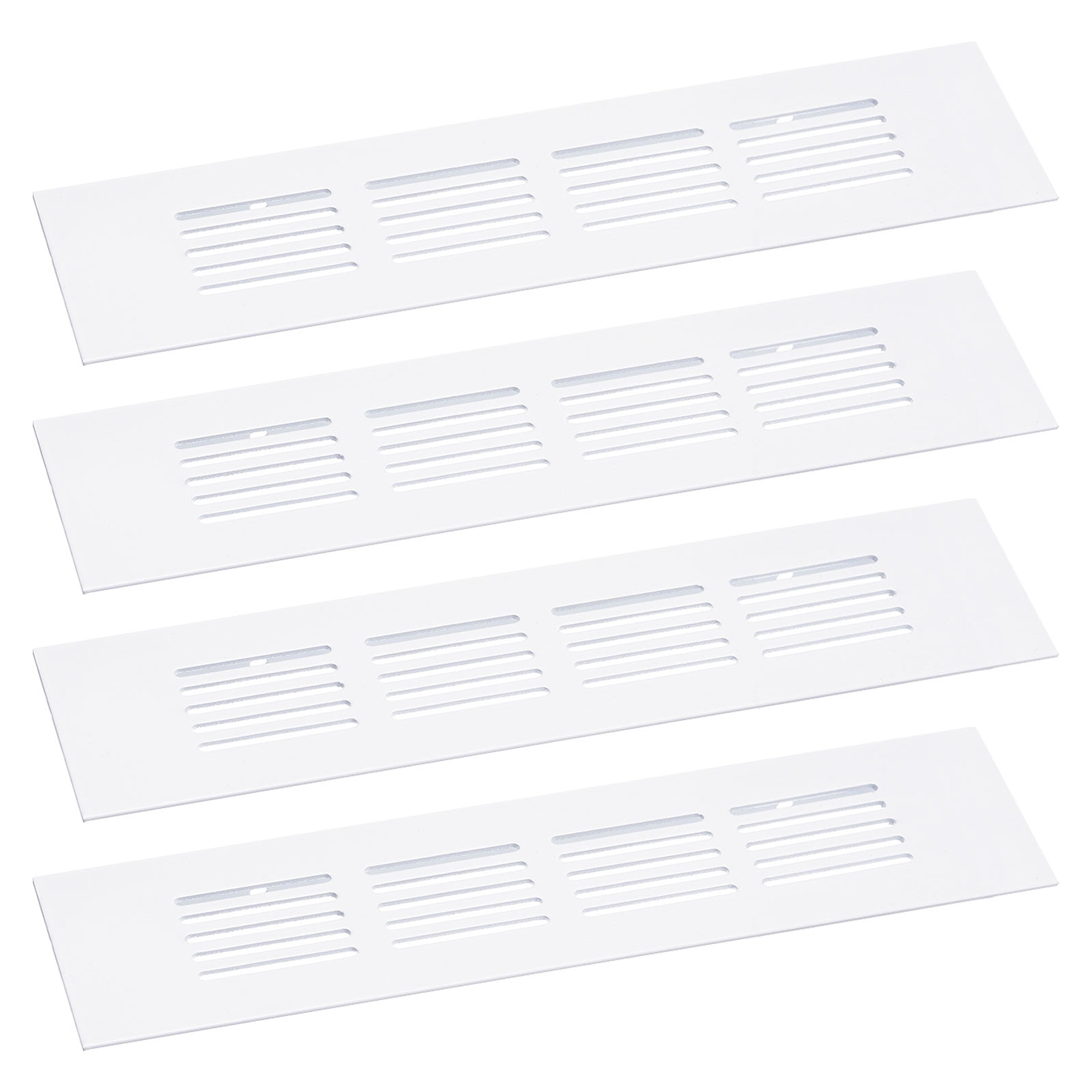 Uxcell Air Vents Cover, 4Pcs 200 x 50mm - Aluminum Alloy Mesh Air ...