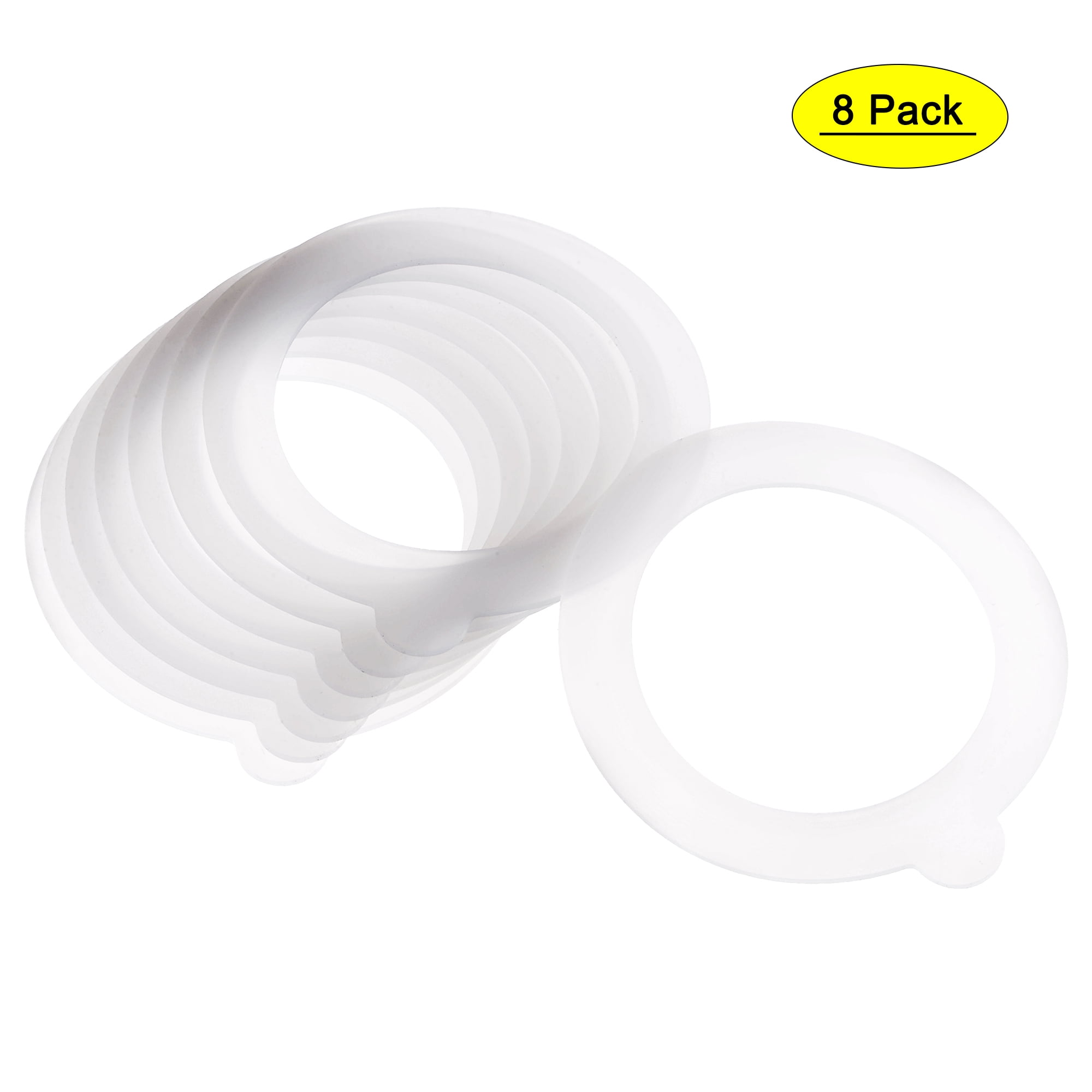 Uxcell Airtight Silicone Jar Gaskets Canning Sealing Rings Replacement ...