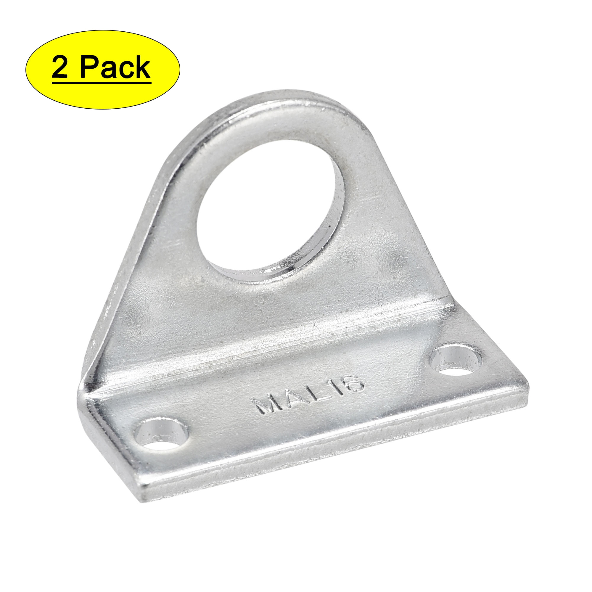 Uxcell Alloy 2 Bolt Holes 16mm Bore Cylinder Clevis Mounting Bracket 2 ...