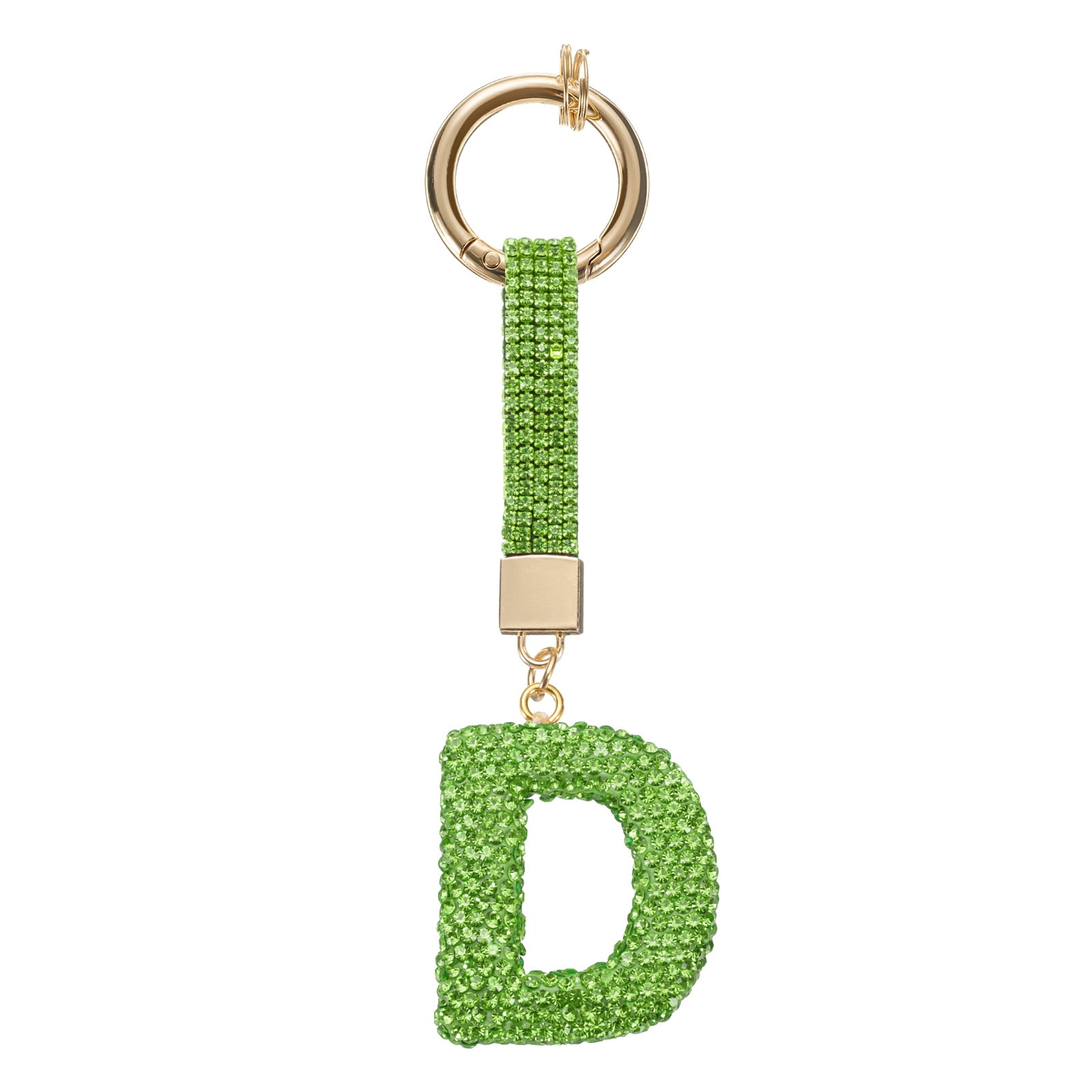 Uxcell Alphabet D Letter Charm Rhinestone Alphabet Charm for Jewelry ...