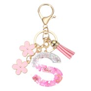 Claire's Pink Glitter Filled Butterfly Keychain - Walmart.com