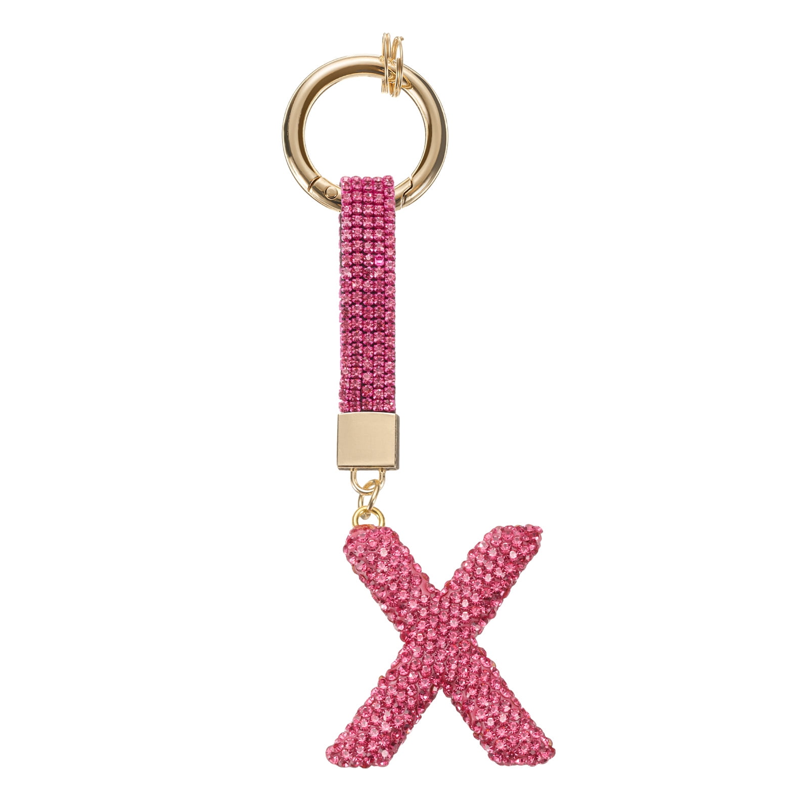 Uxcell Alphabet X Letter Charm Rhinestone Alphabet Charm for Jewelry ...