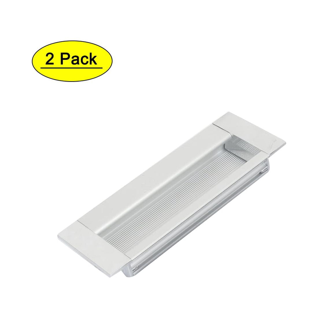 Uxcell Aluminium Alloy Door Flush Recessed Pull Handle- 0.12" Hole ...