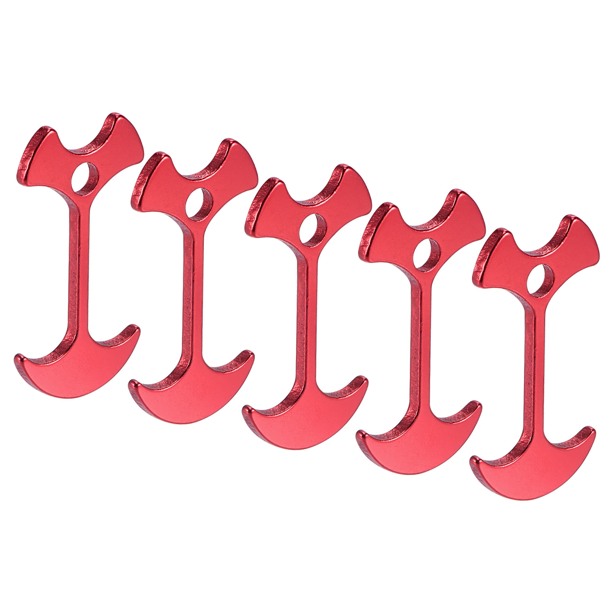 Uxcell Aluminium Alloy Tent Stakes Deck Pegs, Red 12 Pack - Walmart.com