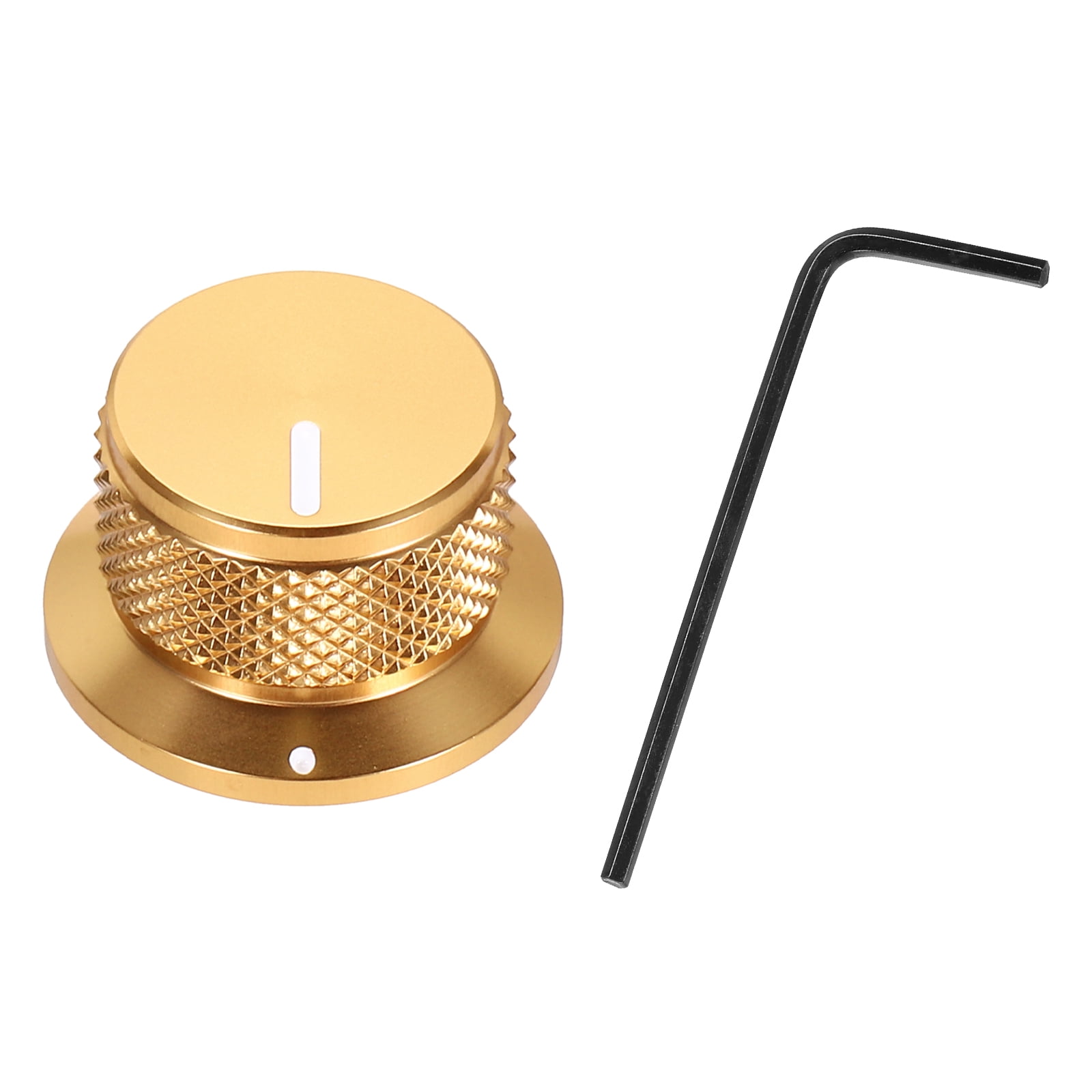 Uxcell Aluminium Knurled Potentiometer Knobs 1/4" Volume Tone Control ...