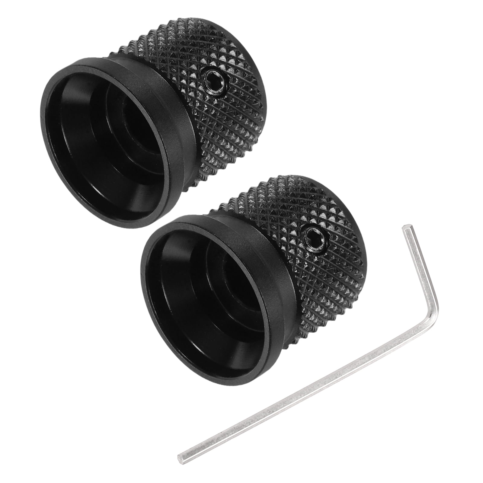 Uxcell Aluminium Potentiometer Knob, Universal Top Hat Knobs Volume ...
