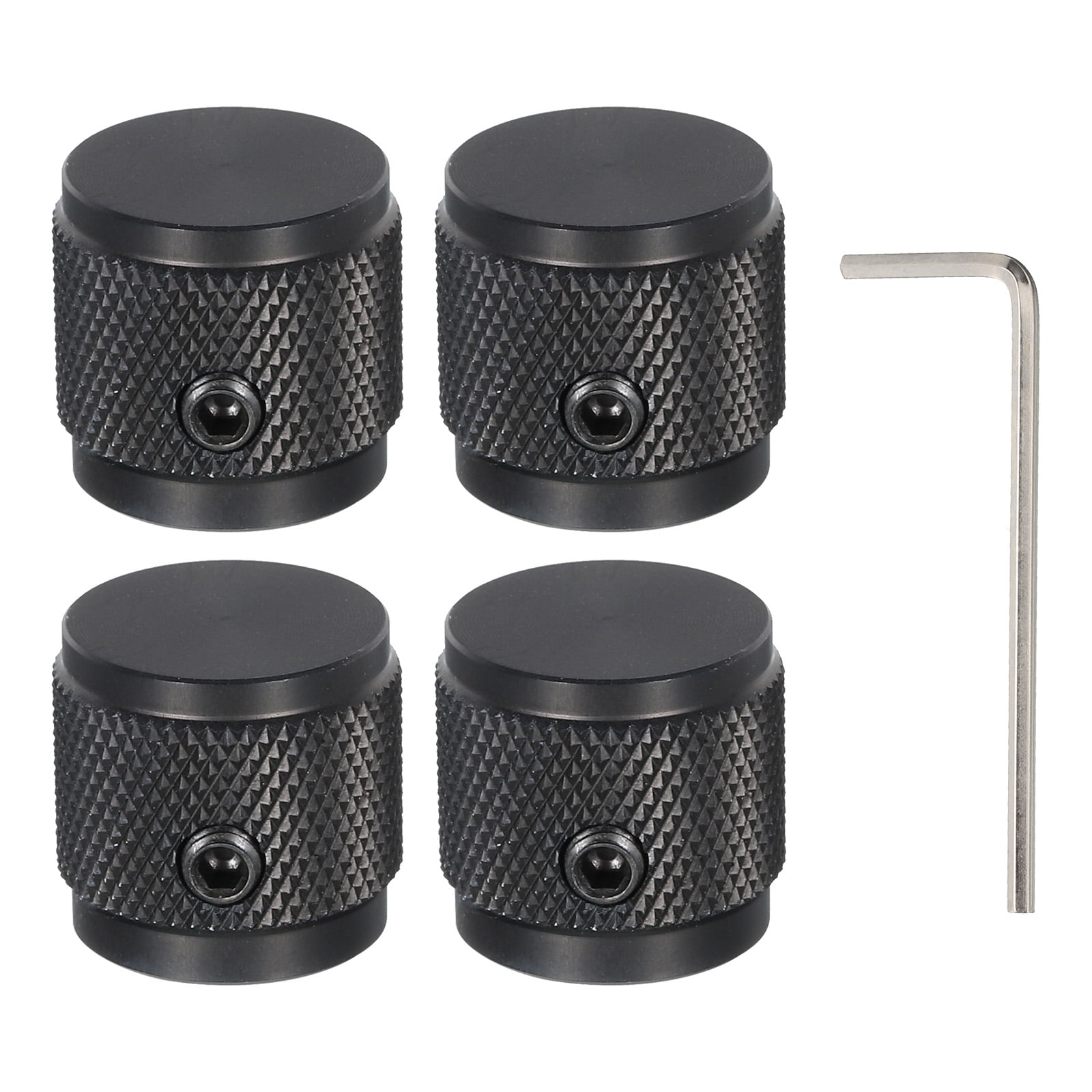 Uxcell Aluminium Potentiometer Knobs 6mm Control Knobs for Guitar,Power ...