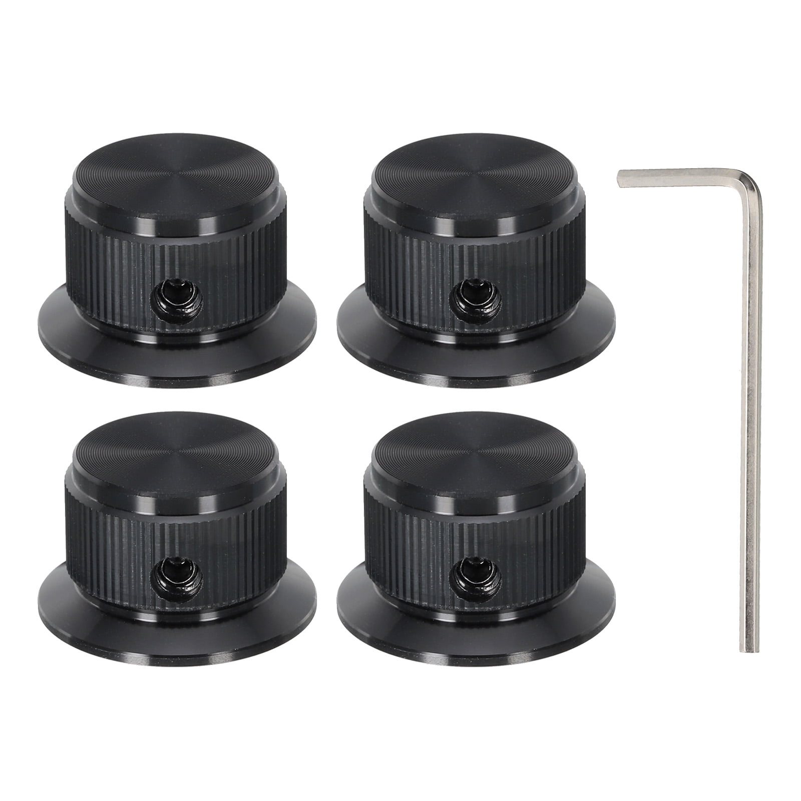 Uxcell Aluminium Potentiometer Knobs 6mm Control Knobs for Guitar,Power ...