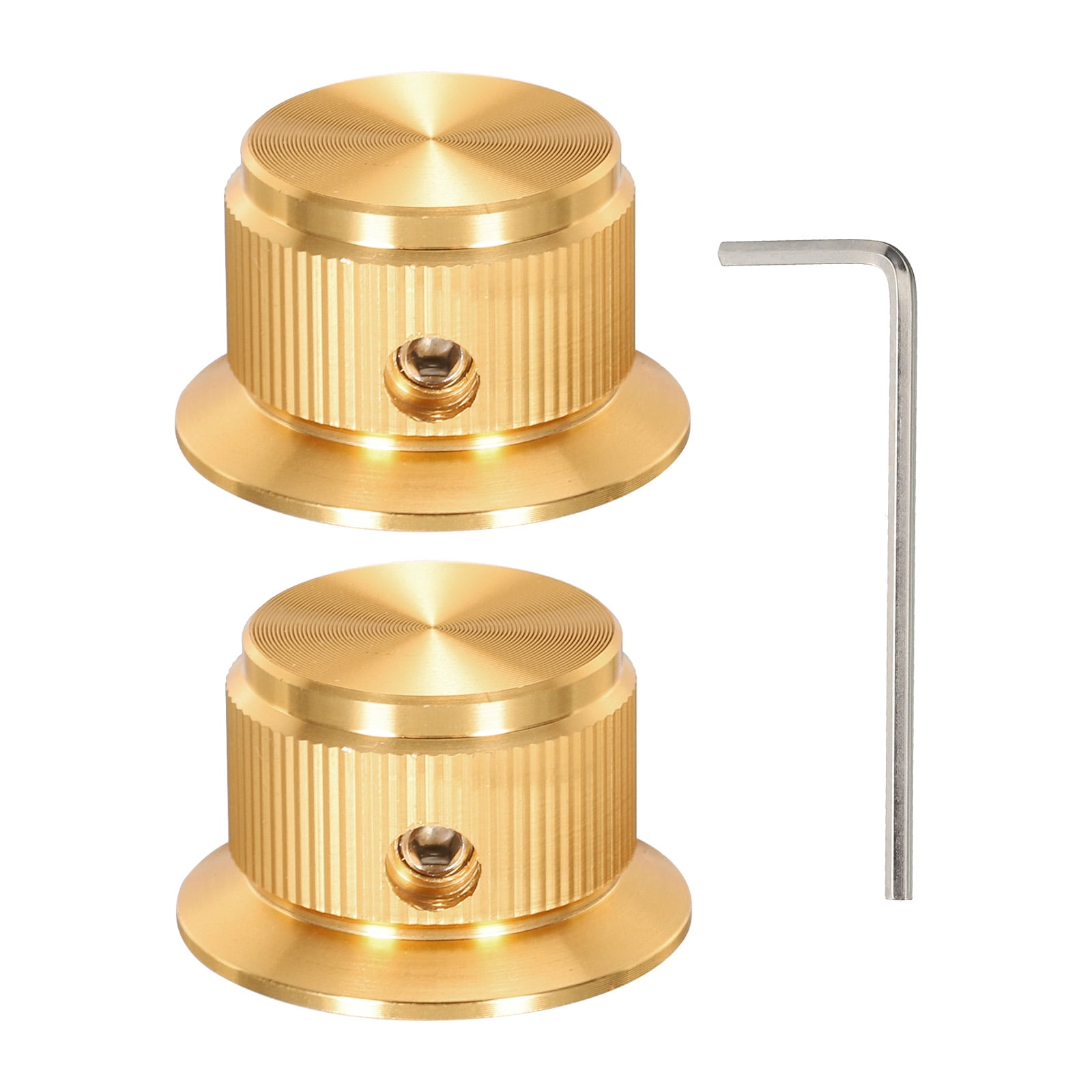 Uxcell Aluminium Potentiometer Knobs 6mm Control Knobs for Guitar,Power ...