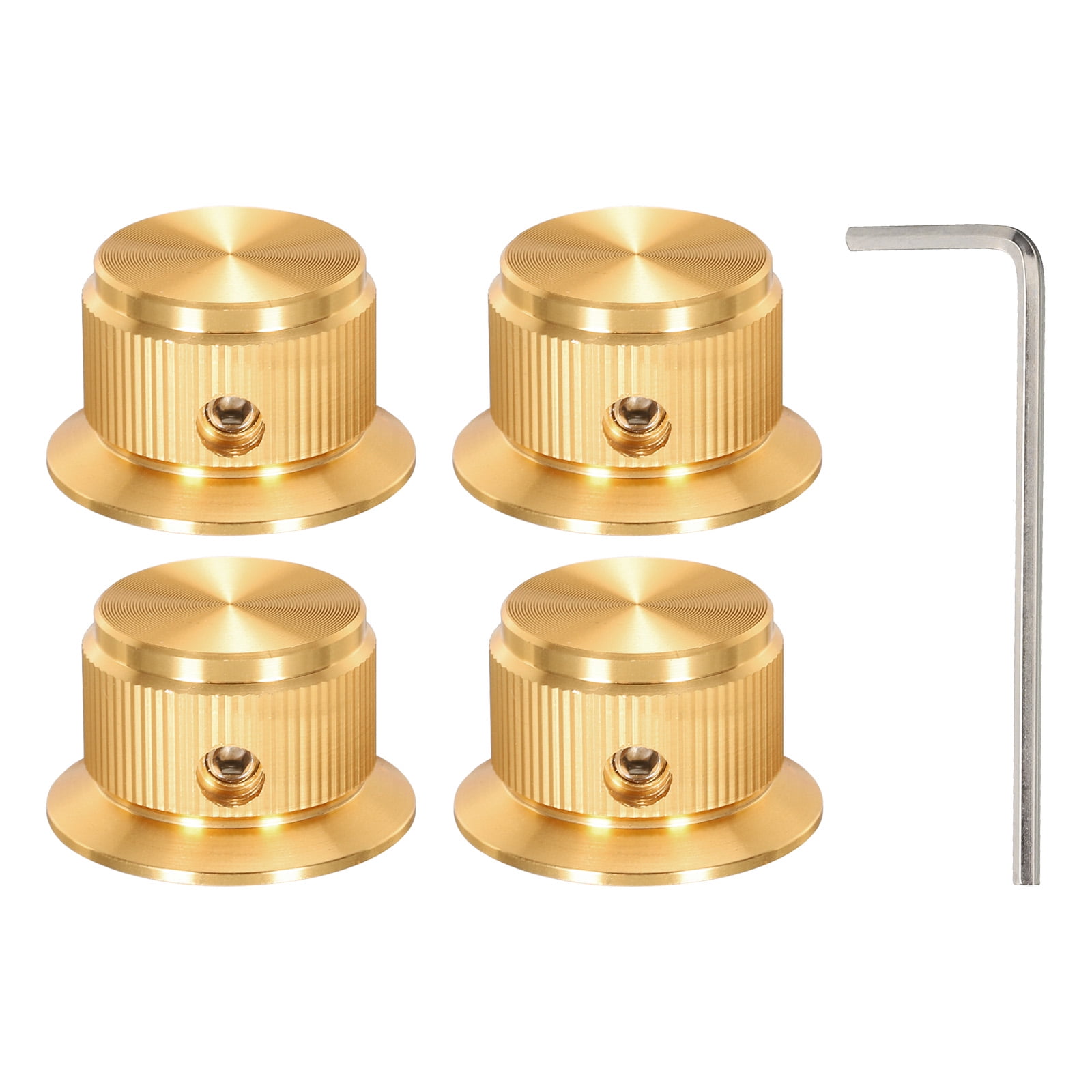 Uxcell Aluminium Potentiometer Knobs 6mm Control Knobs for Guitar,Power ...
