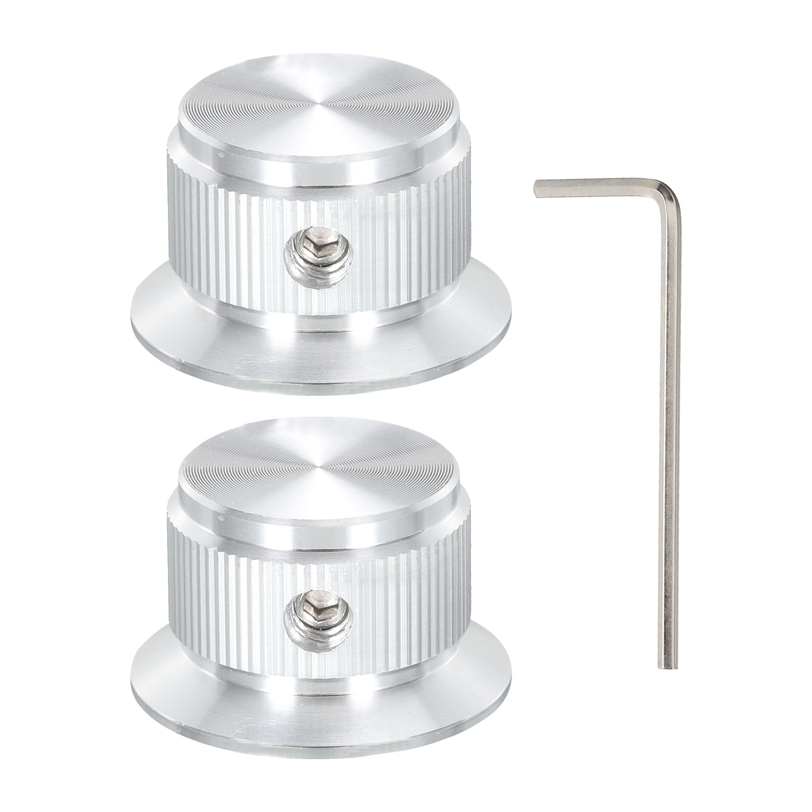 Uxcell Aluminium Potentiometer Knobs 6mm Control Knobs for Guitar,Power ...