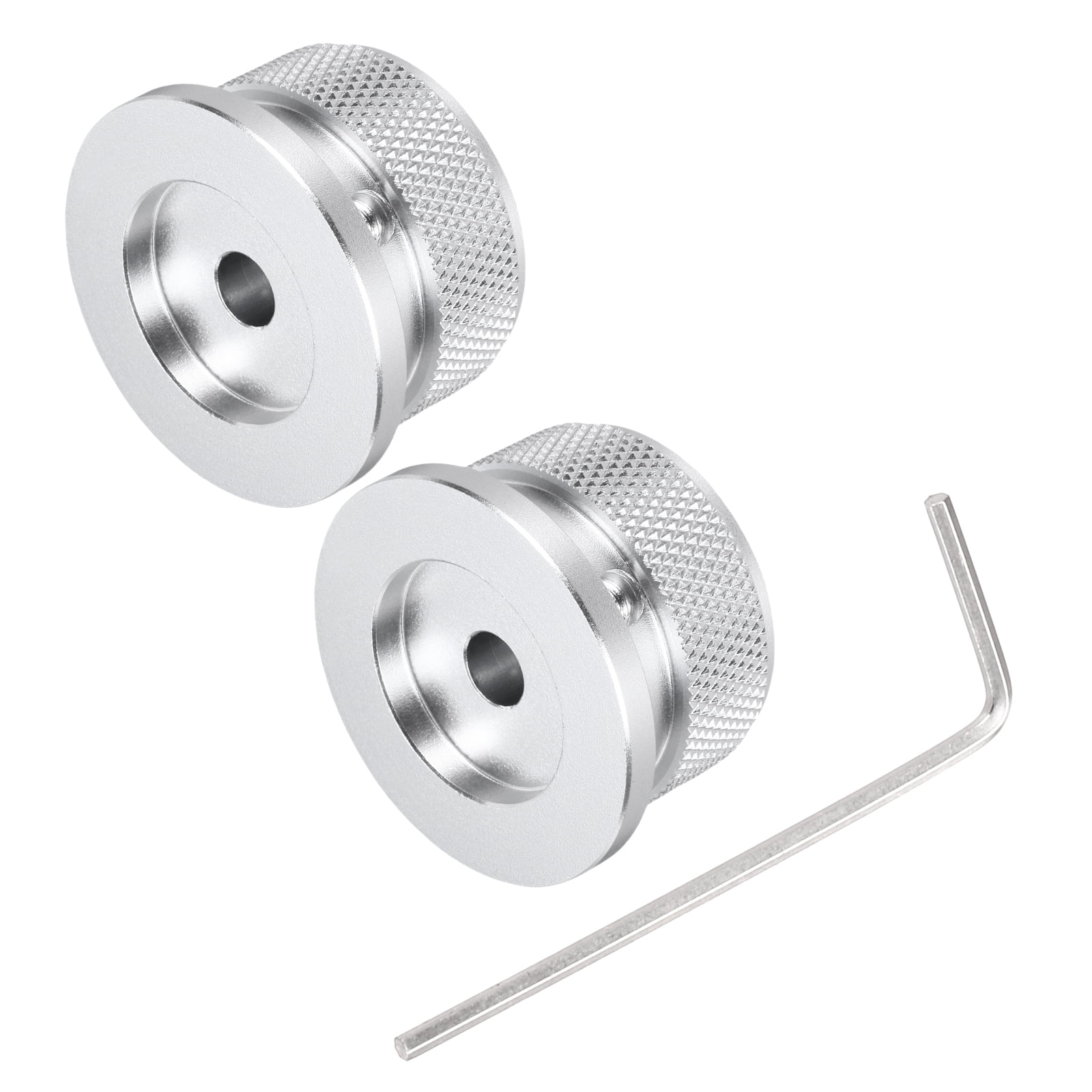 Uxcell Aluminium Potentiometer Knobs, Universal Top Hat Knobs Volume ...