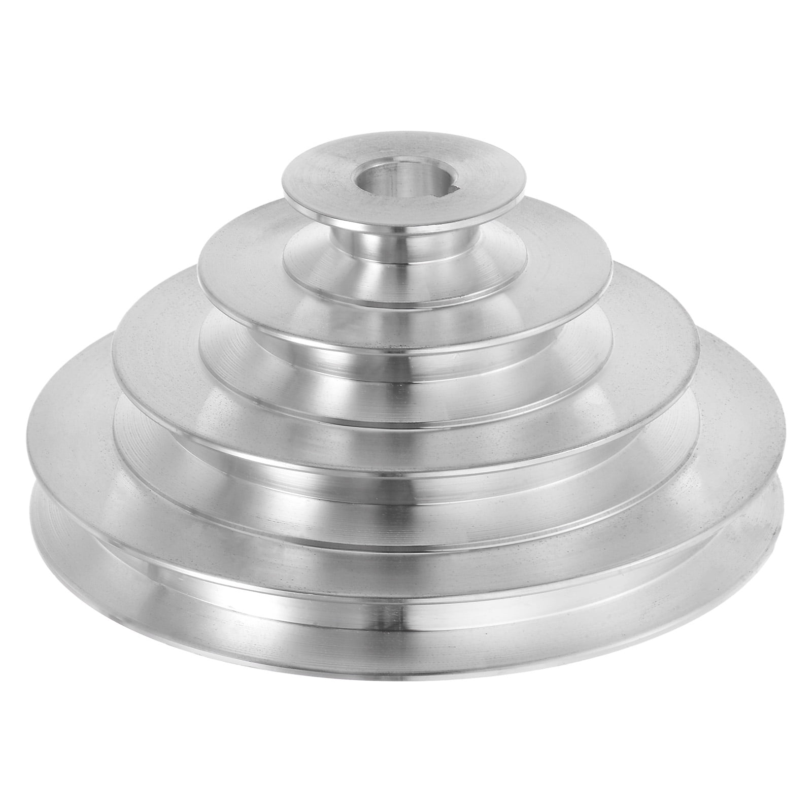 Uxcell Aluminum A Type 4 Step Pulley Wheel 16mm Bore 41-130mm Outer Dia ...