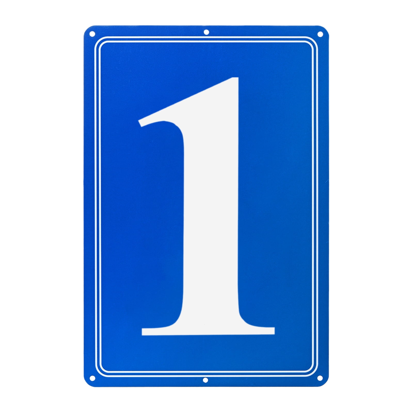 Uxcell Aluminum Letter Sign 1, 11.8 Inch House Numbers and Metal ...