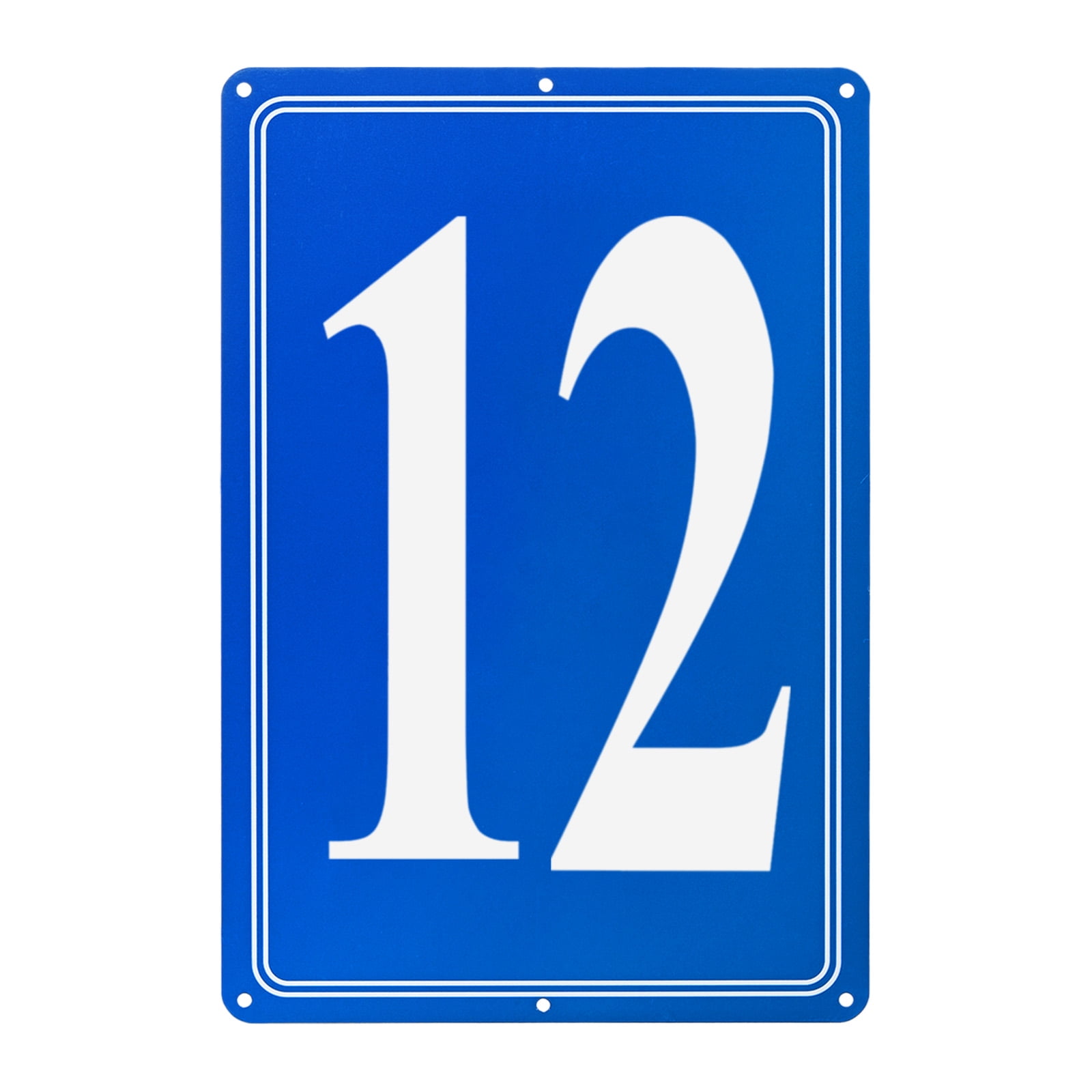 Uxcell Aluminum Letter Sign 12, 11.8 Inch House Numbers and Metal ...