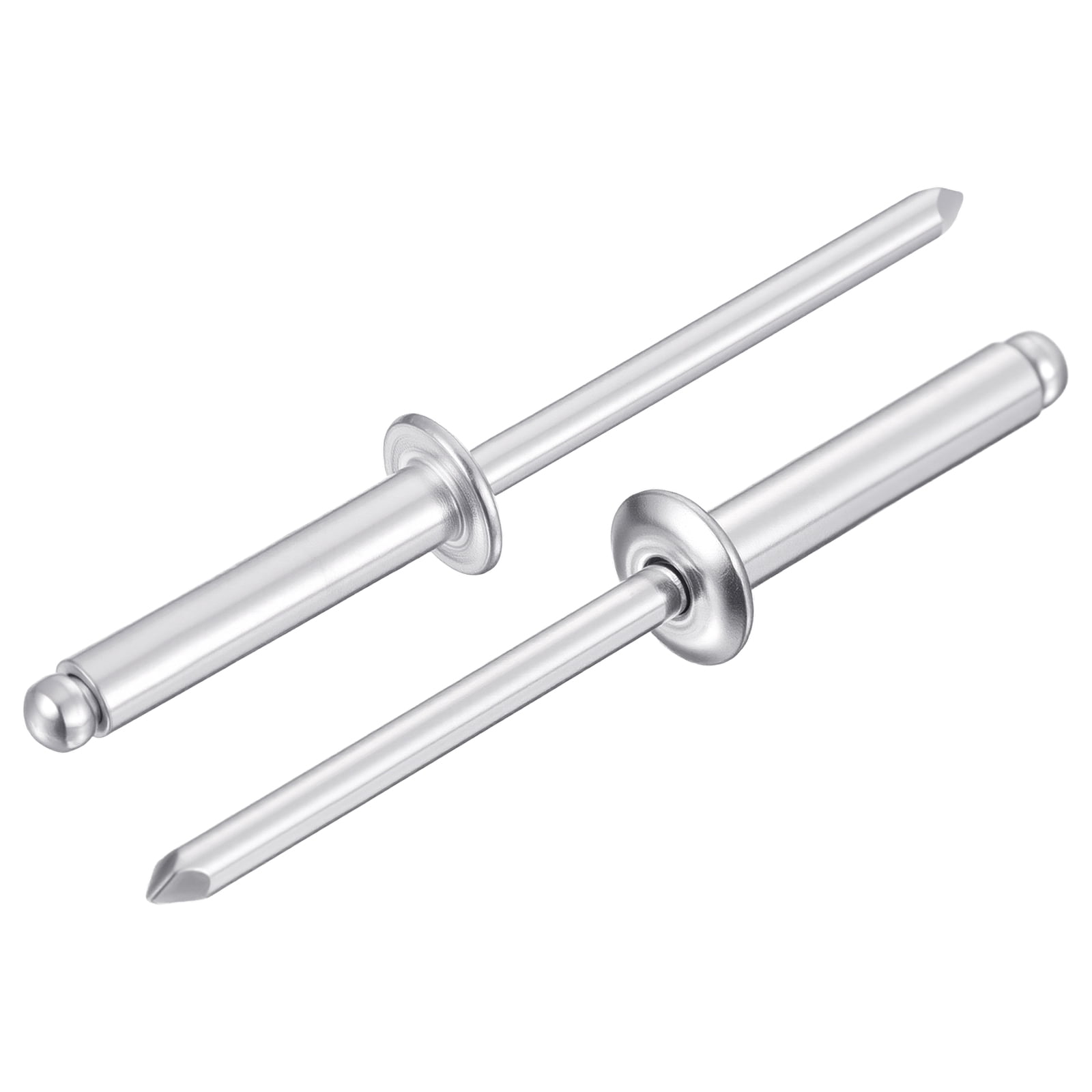 Uxcell Aluminum Open End Blind Rivets Dome Head Rivet 3/16"x1/2 ...