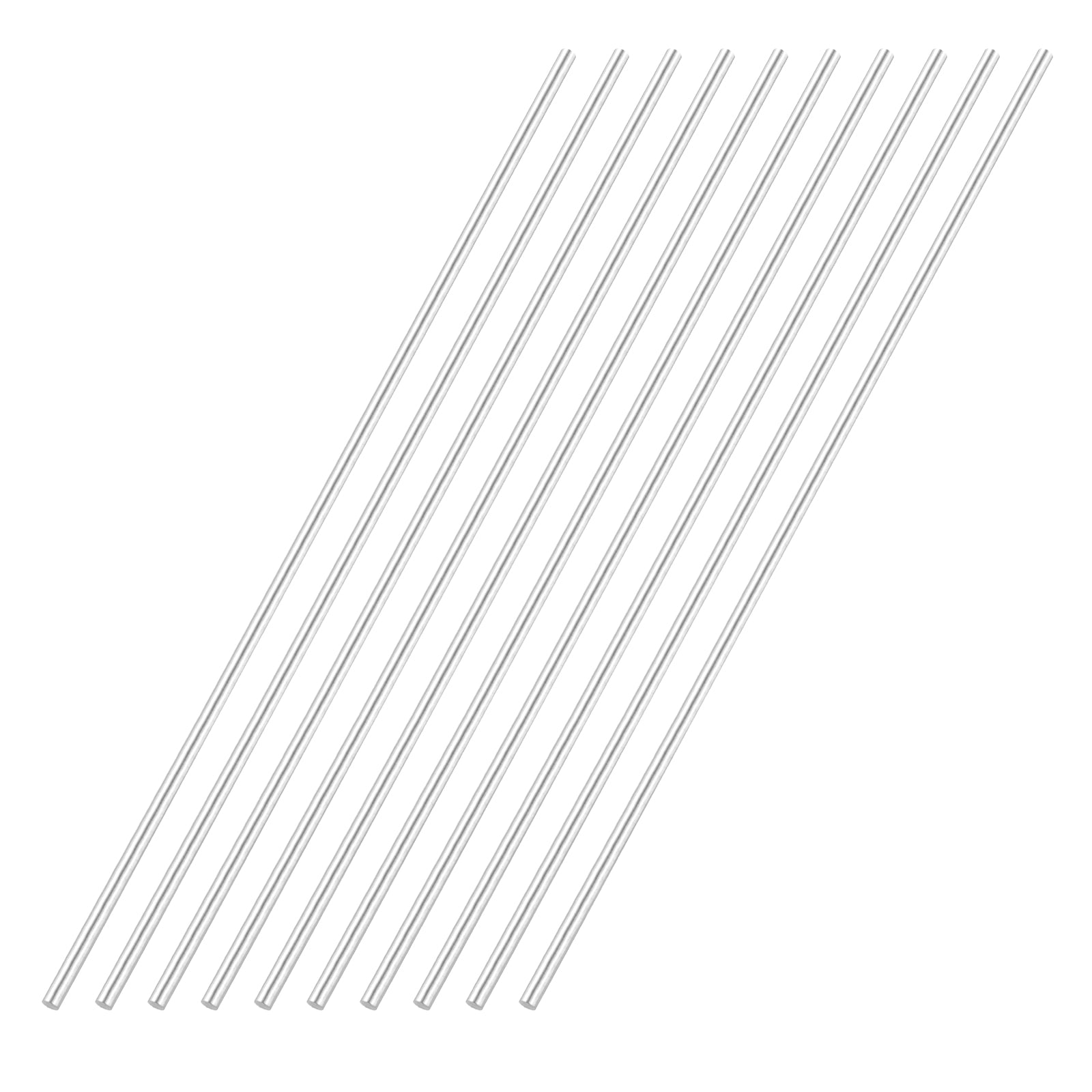 Uxcell Aluminum Round Rod, 3/16 Inch Diameter 6061 Solid Metal Bar 12 ...