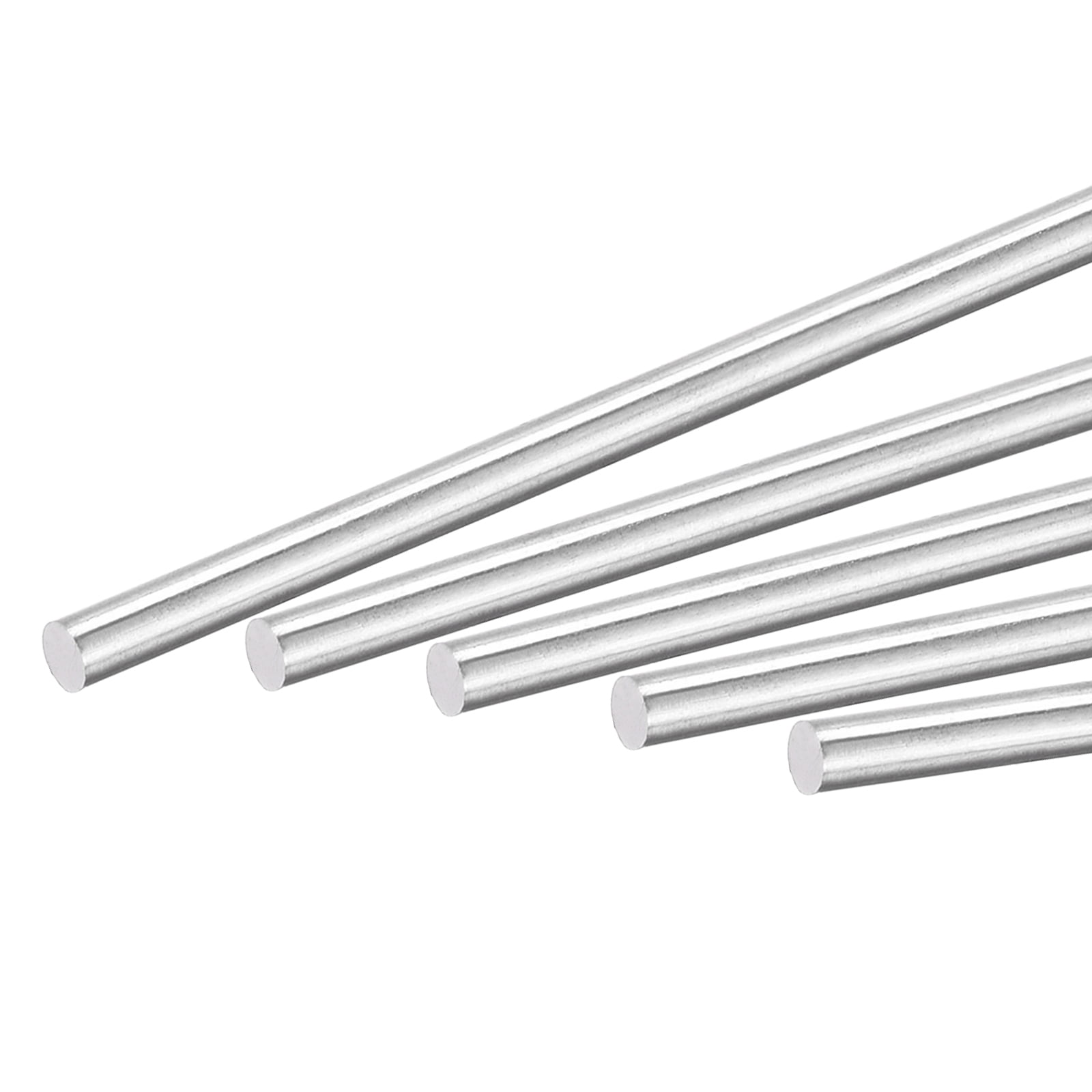 Uxcell Aluminum Solid Round Rod 2.5mm Diameter 300mm Length Lathe Bar ...