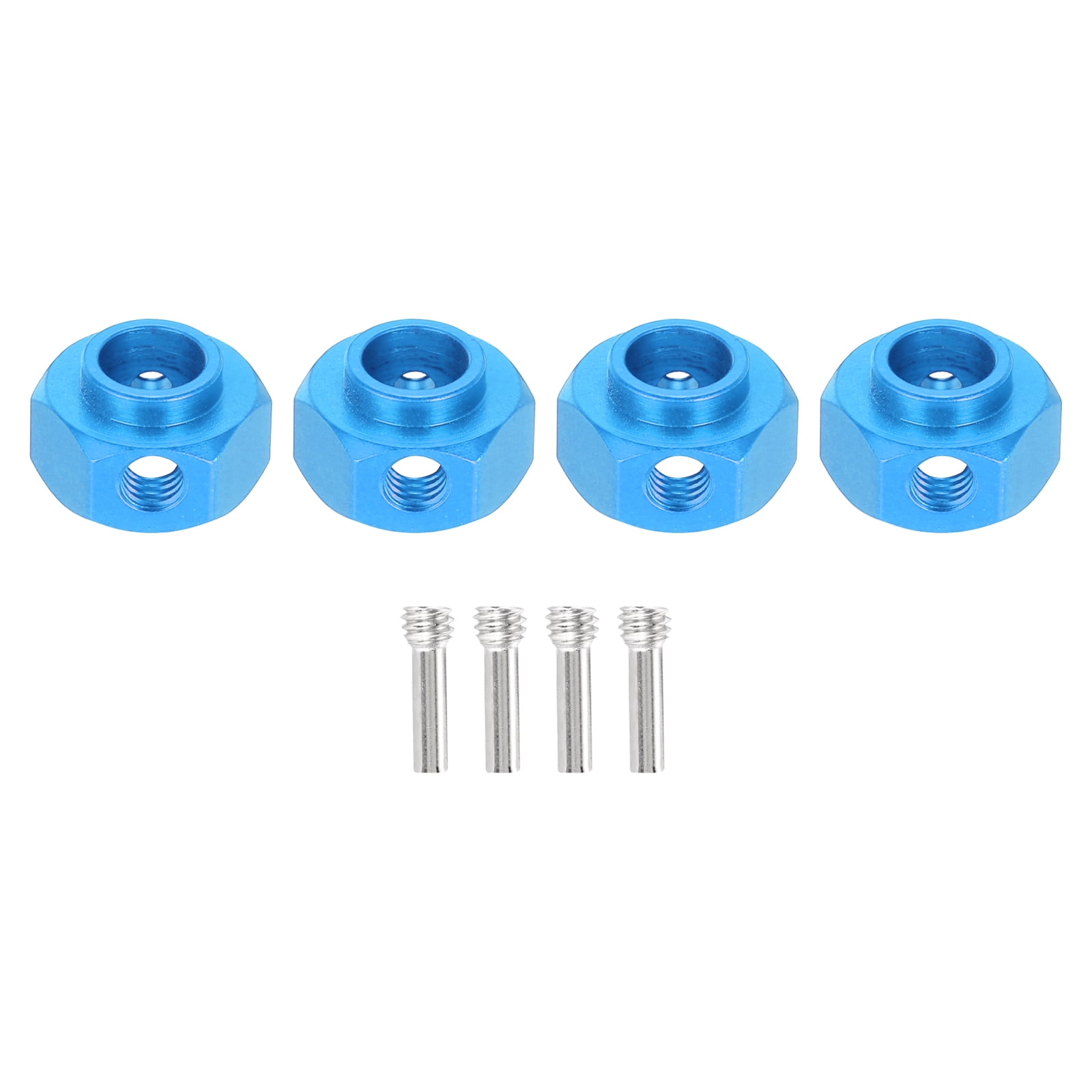 Uxcell Aluminum Wheel Hex Hub 6mm Hex Extended Spacers Drive Adapter ...