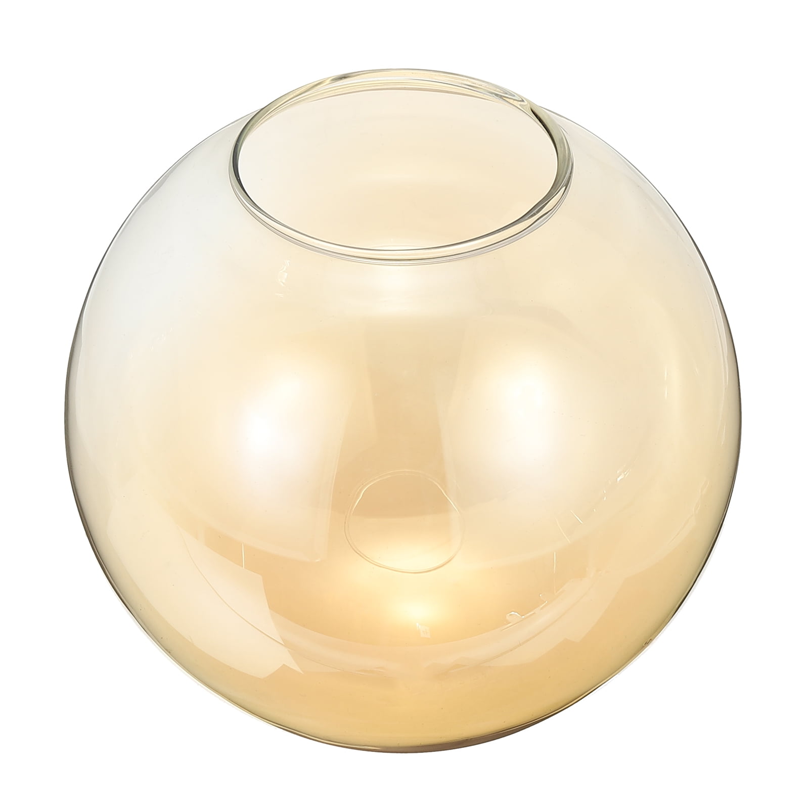 Uxcell Amber Glass Globe Shades Replacement, Handmade Glass Lamp Shade ...