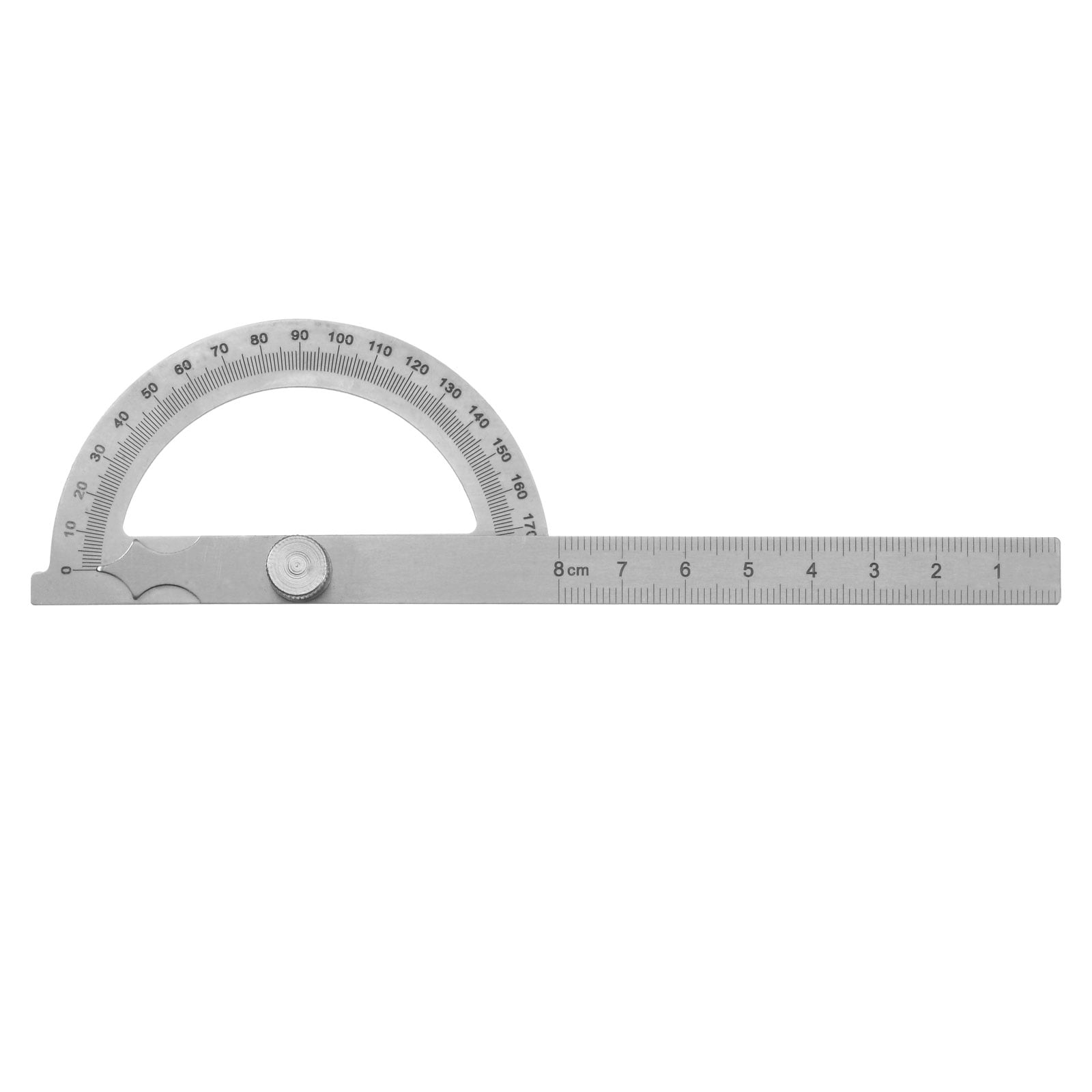 Uxcell Angle Protractor 180 Degree Stainless Steel Angle Gauge ...