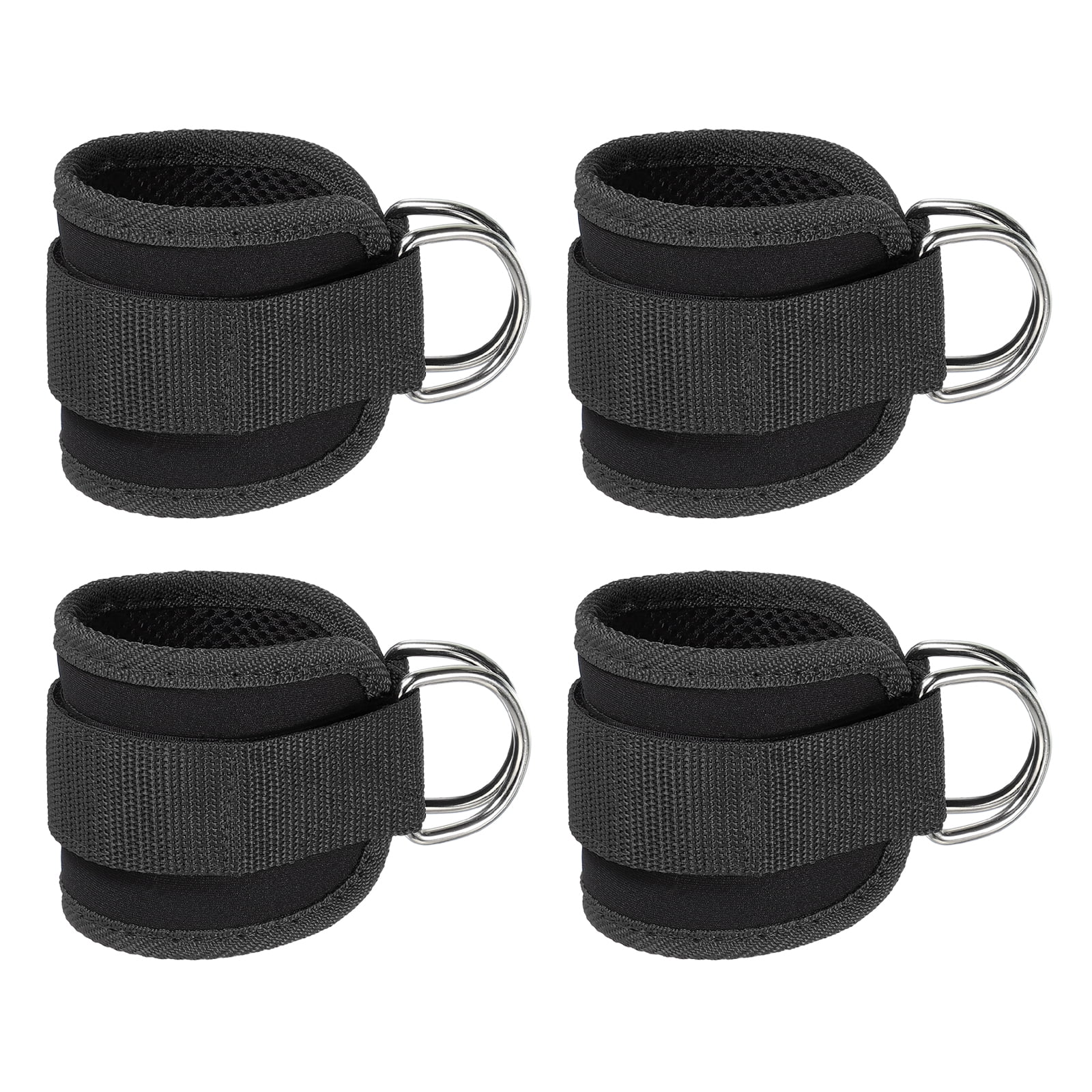 Uxcell Ankle Strap for Cable Machine, Gym Cable Kickback Ankle Wraps ...