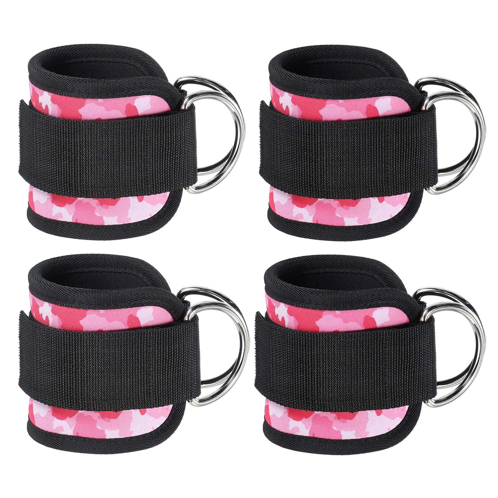 Uxcell Ankle Strap for Cable Machine, Gym Cable Kickback Ankle Wraps ...