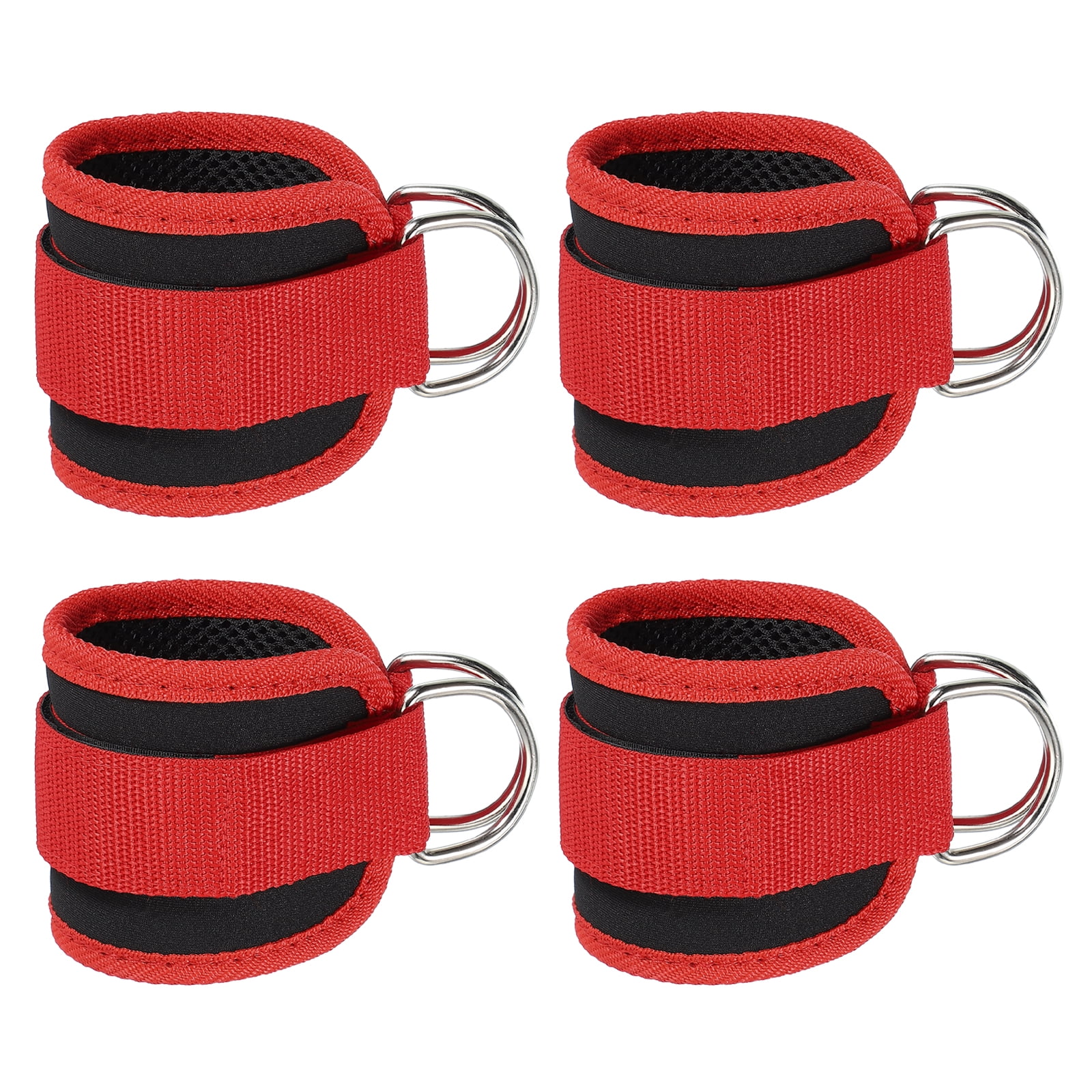 Uxcell Ankle Strap for Cable Machine, Gym Cable Kickback Ankle Wraps ...