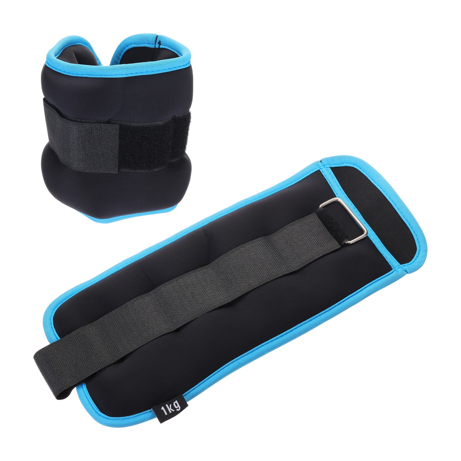 Uxcell Ankle Weights, Adjustable Wrist Leg Weights Set 4lbs, Black - Walmart.com