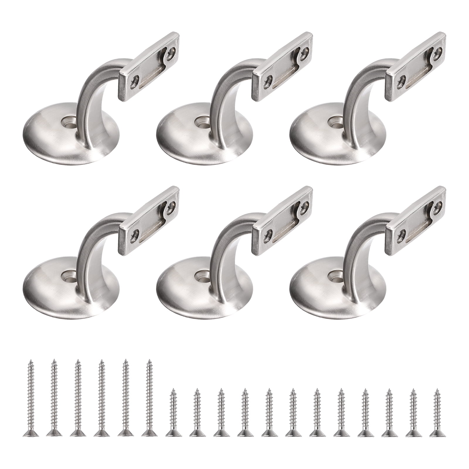 Uxcell Anti-Rust Hand Rail Bracket, Hand Stairway Railing Brackets for ...