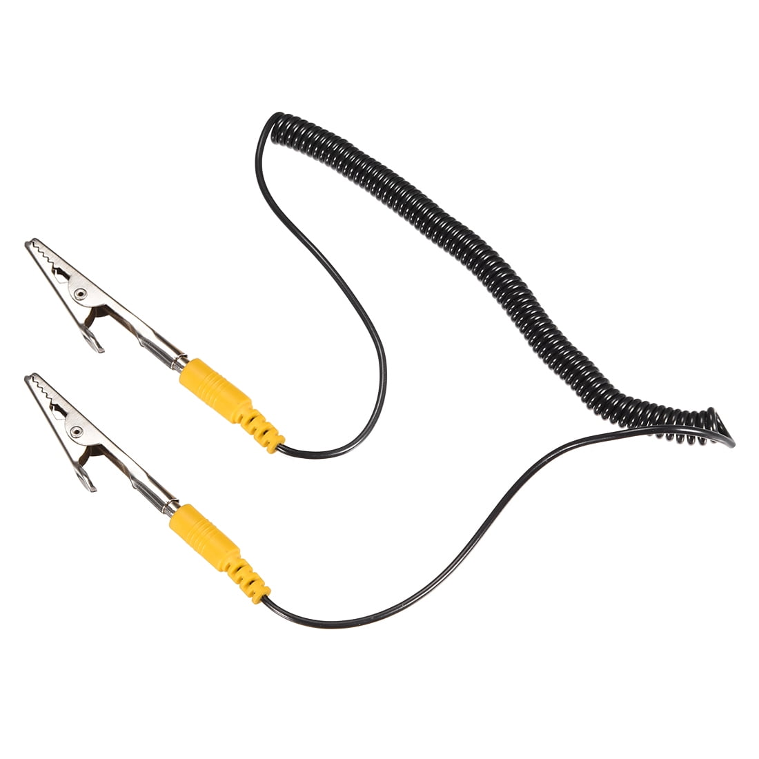 Uxcell Anti-Static ESD Grounding Cable Coiled Cord, with Double ...