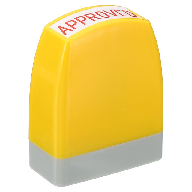 Uxcell Approved Notice Stamp Self Inking, Office Stamps Message Stamp ...