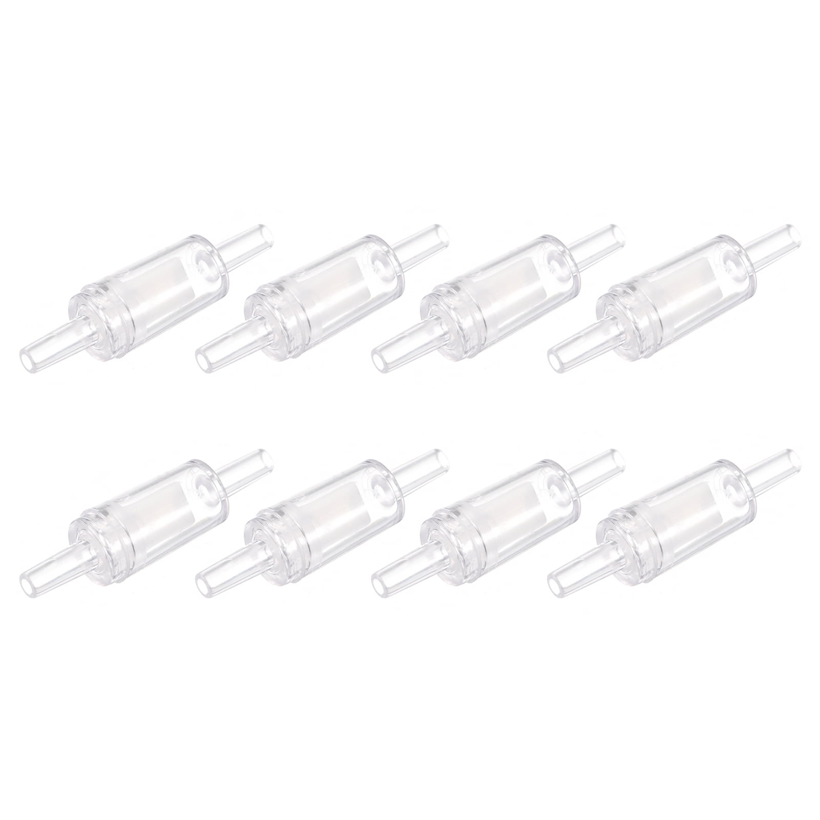 Uxcell Aquarium Air Pump Check Valves White Clear Plastic Check Valve ...